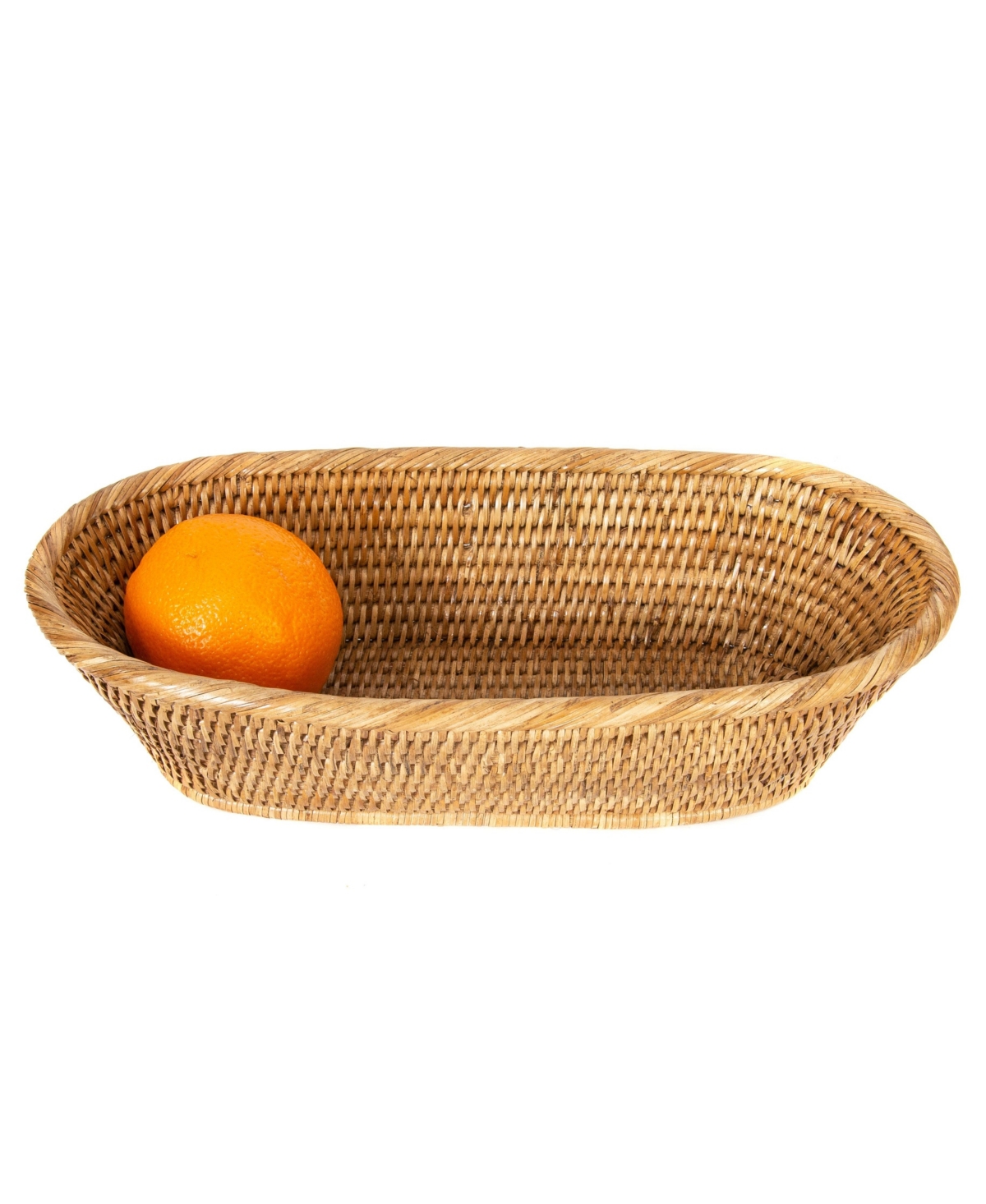 Click here for Artifacts Rattan Oval Bread Basket - Honey brown prices