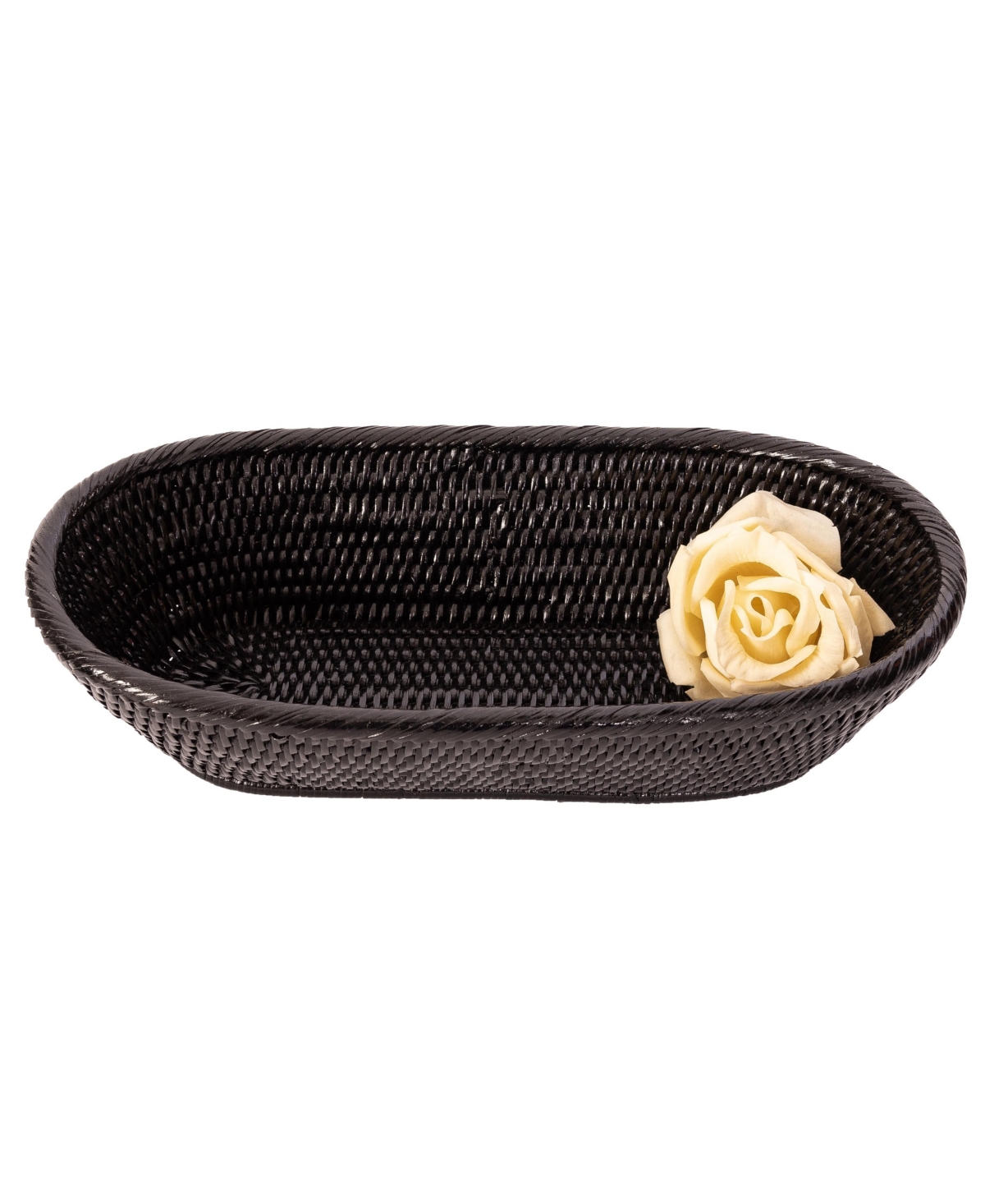 Click here for Artifacts Rattan Oval Bread Basket - Tudor black prices