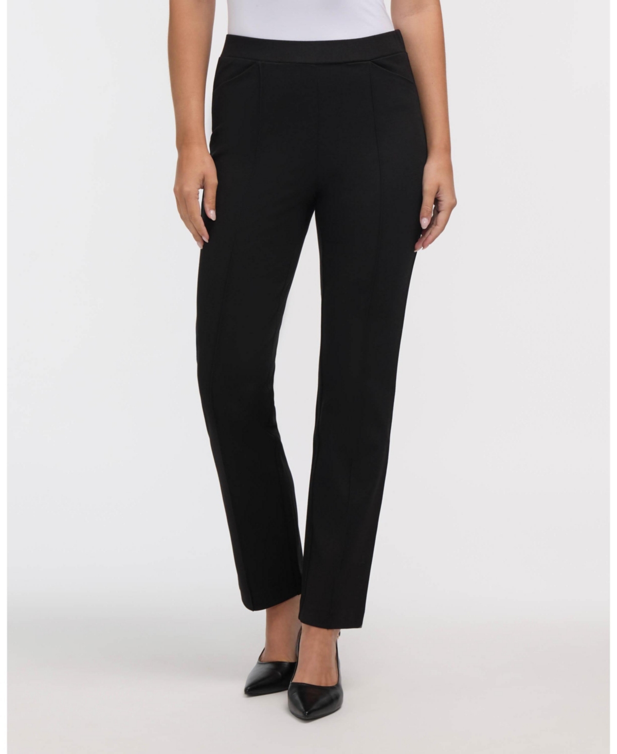 Click here for Ellen Tracy Womens Pull-On Pant with Pintuck Detai... prices
