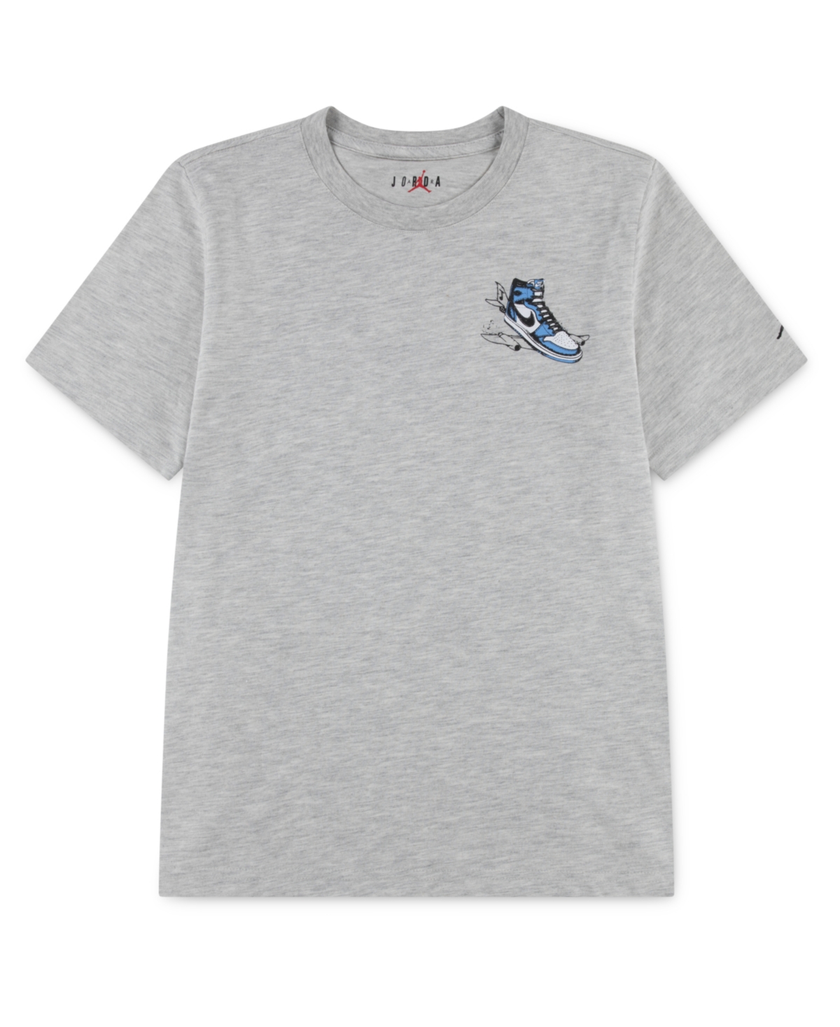 Click here for Jordan Air Big Boys 8-20 Crewneck T-Shirt - Gray prices