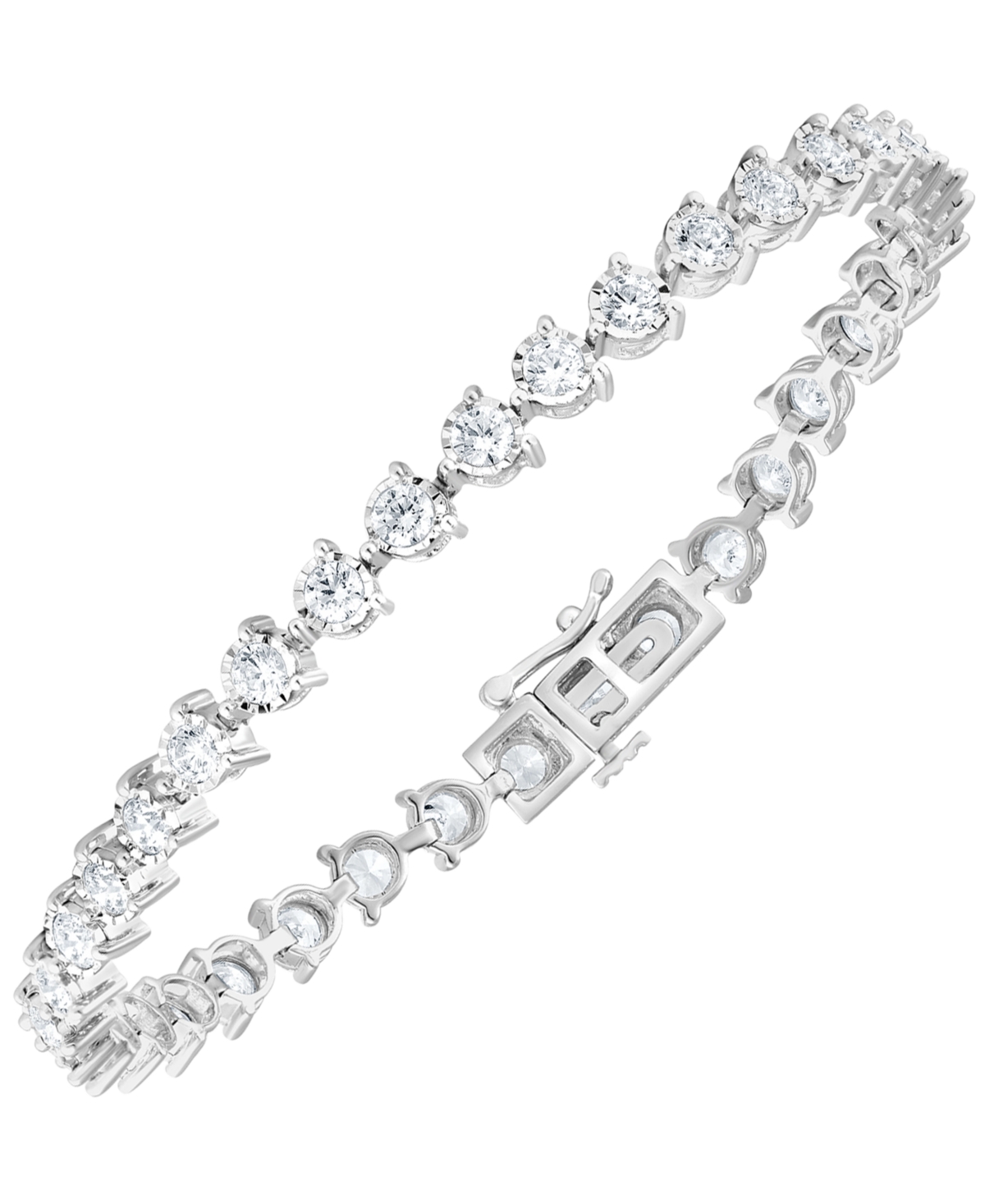 Click here for Macys Diamond Bracelet (4 ct. t.w.) in 14K White G... prices
