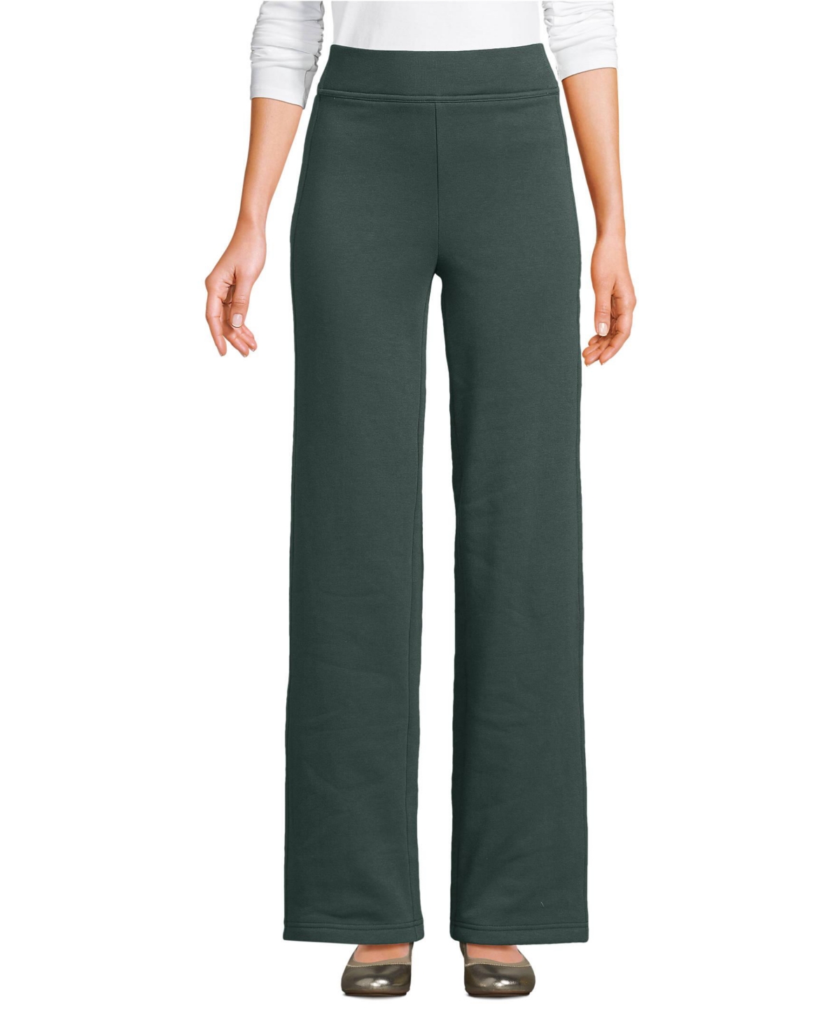 Click here for Lands End Womens Serious Sweats High Rise Fleece L... prices
