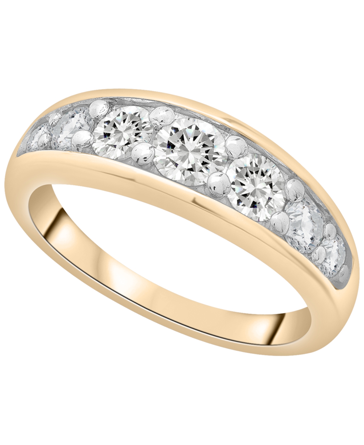 Click here for Macys Diamond Graduated Ring (1ct. t.w.) in 14K Ye... prices