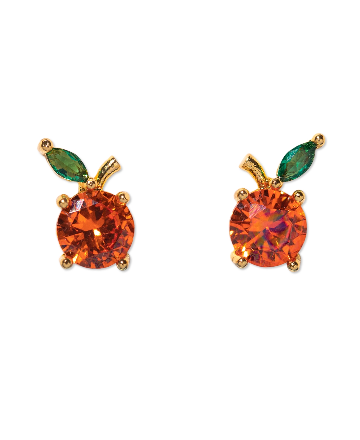 Click here for Girls Crew Crystal Gold Plated Orange Juice Studs... prices