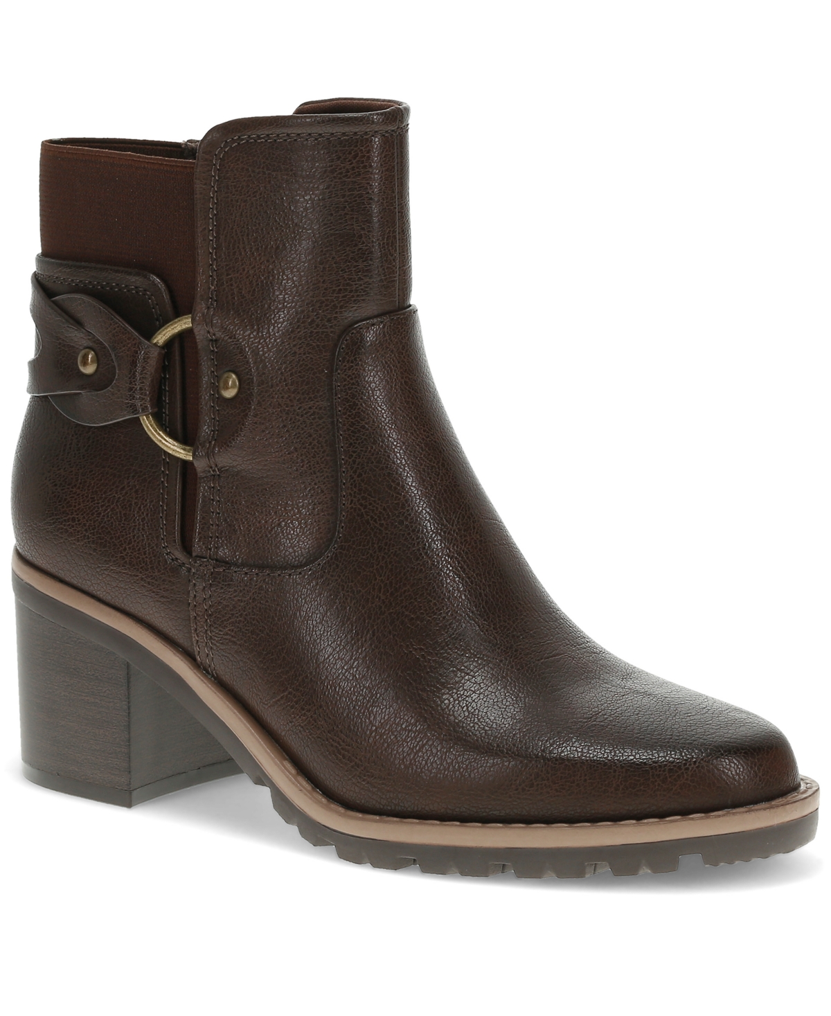 Click here for Baretraps Womens Dezzi Block Heel Bootie - Dark Br... prices