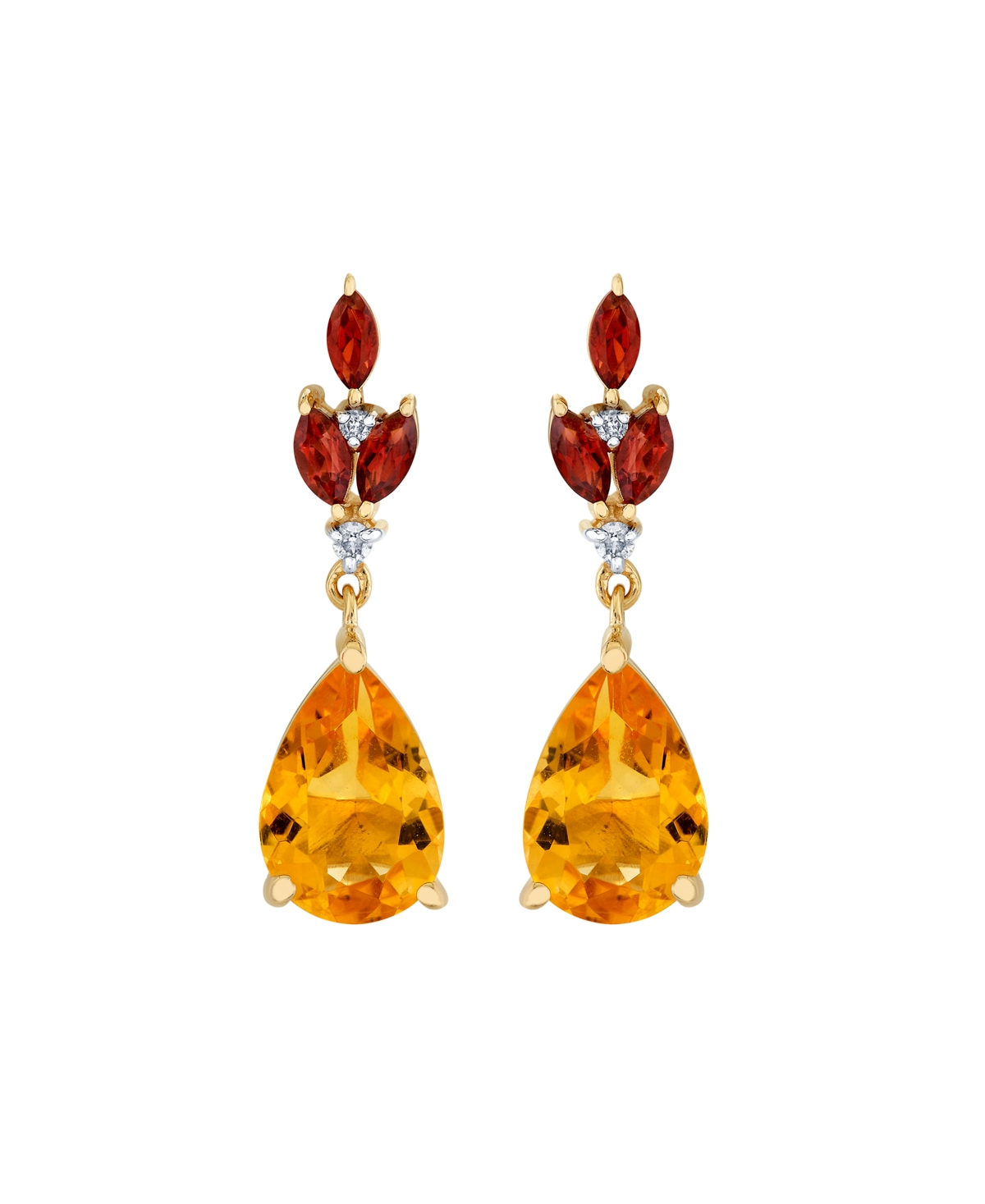 Click here for Macys Citrine (3-3/8 ct. t.w.) and Garnet Earrings... prices