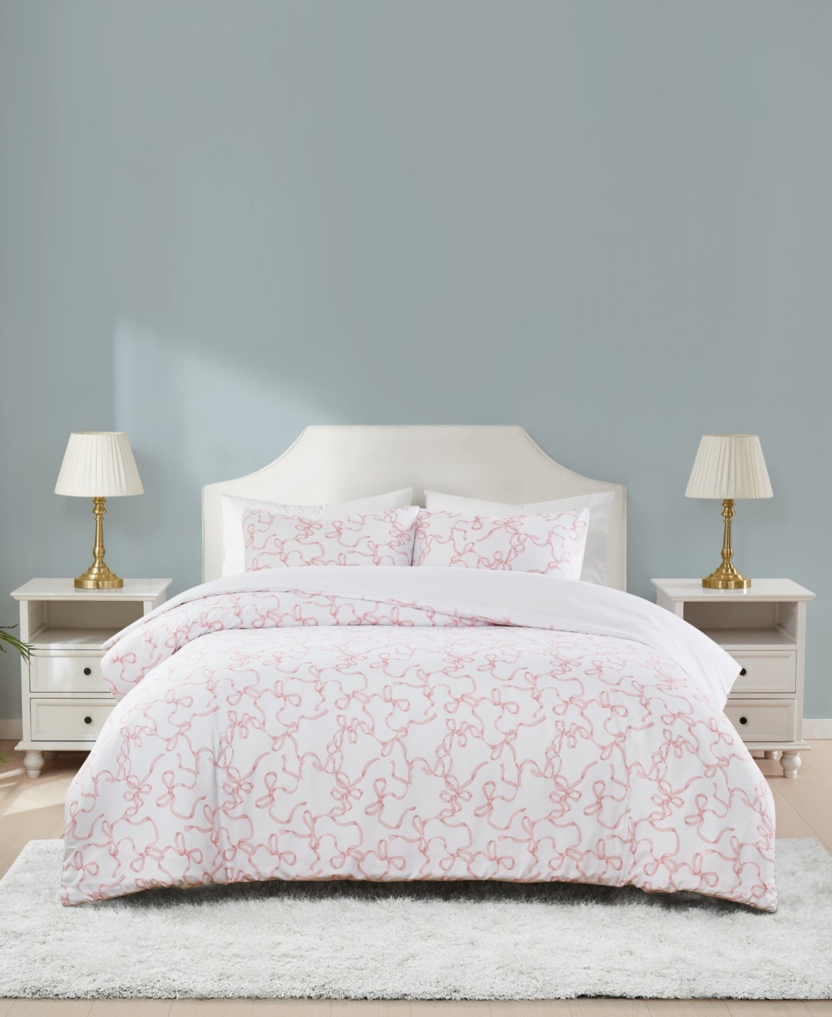 Click here for Truly Soft Printed Bow Whimsy 3-Pc. Duvet Set  Ful... prices