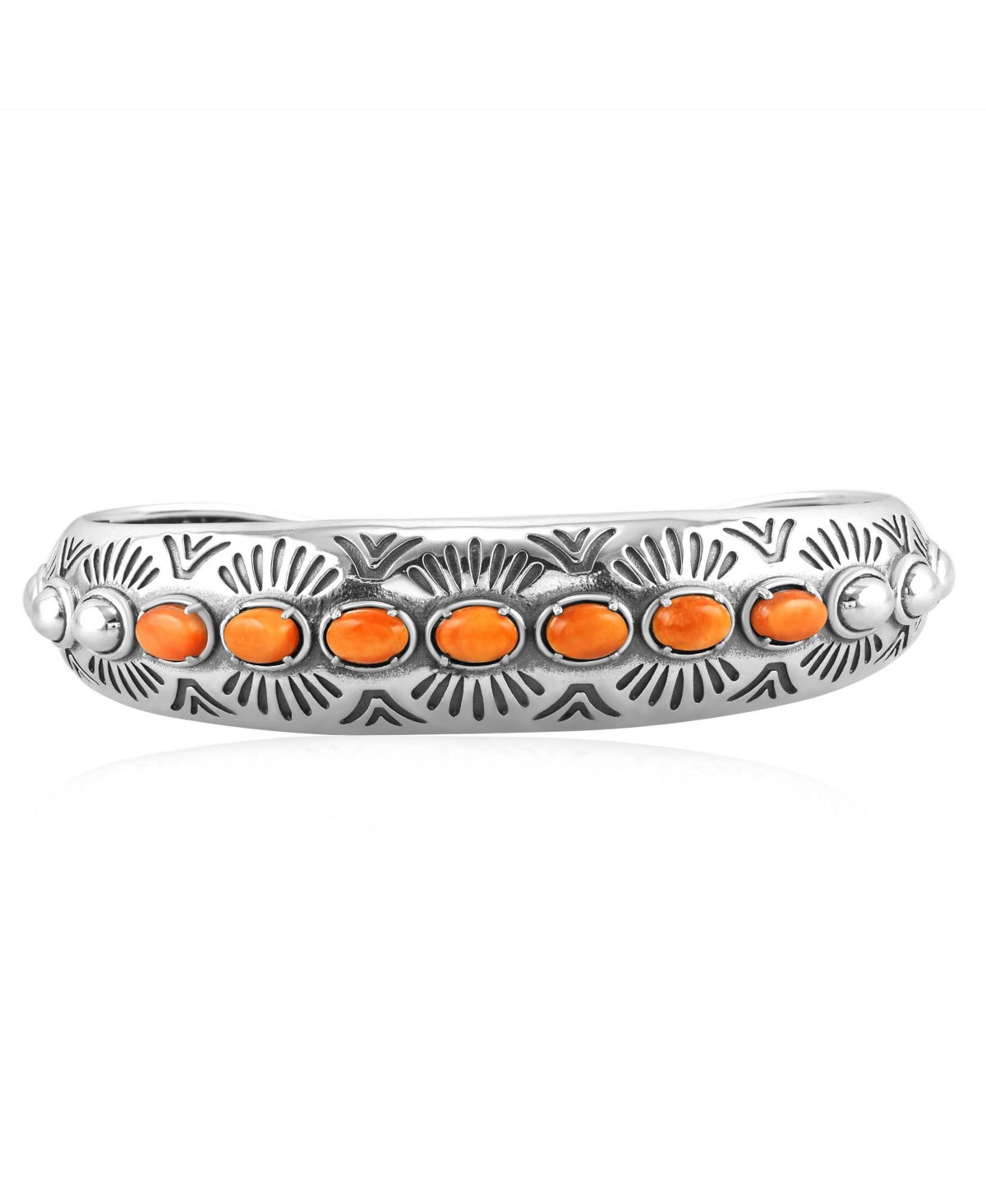 Click here for American West Jewelry Sterling Silver Orange Spiny... prices
