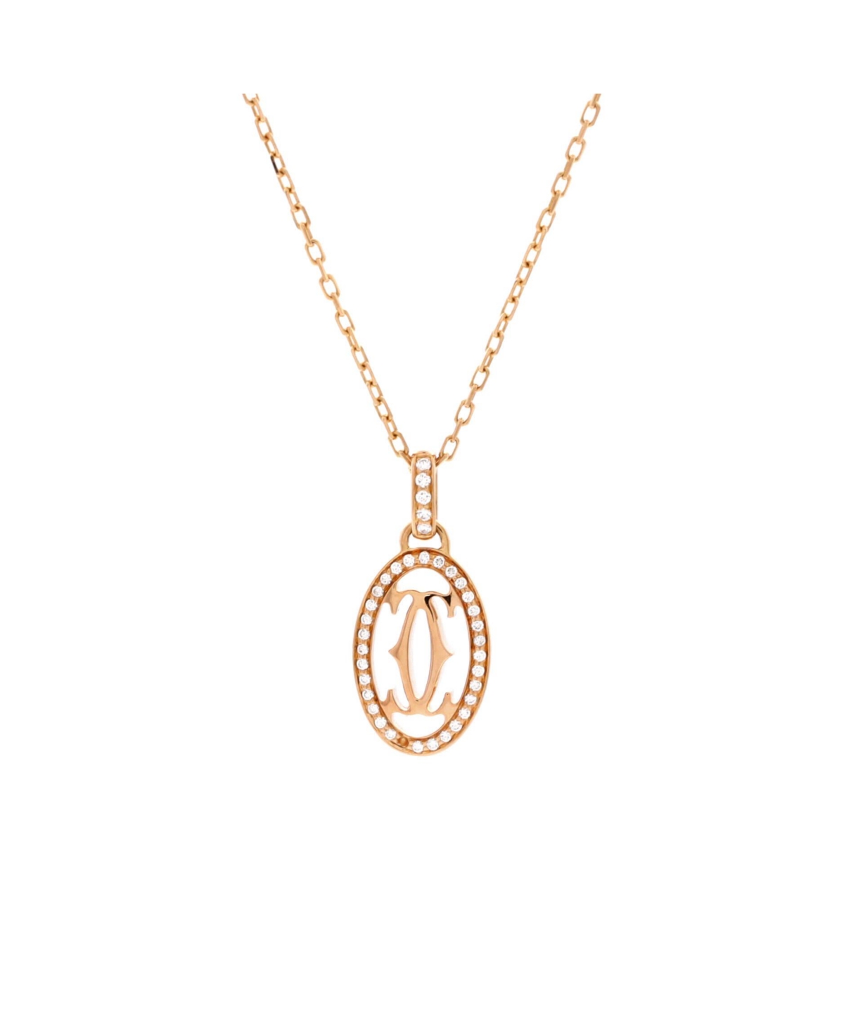 Click here for Pre-Owned Cartier Double C de Cartier Pendant Neck... prices
