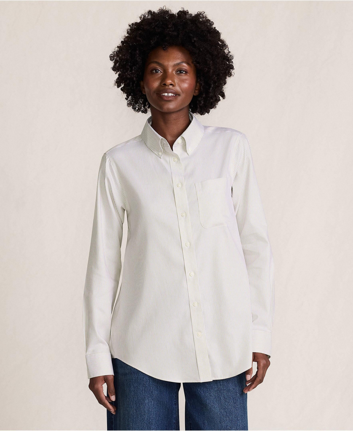 Click here for Lands End Womens No Iron Pinpoint Mens Fit Shirt -... prices