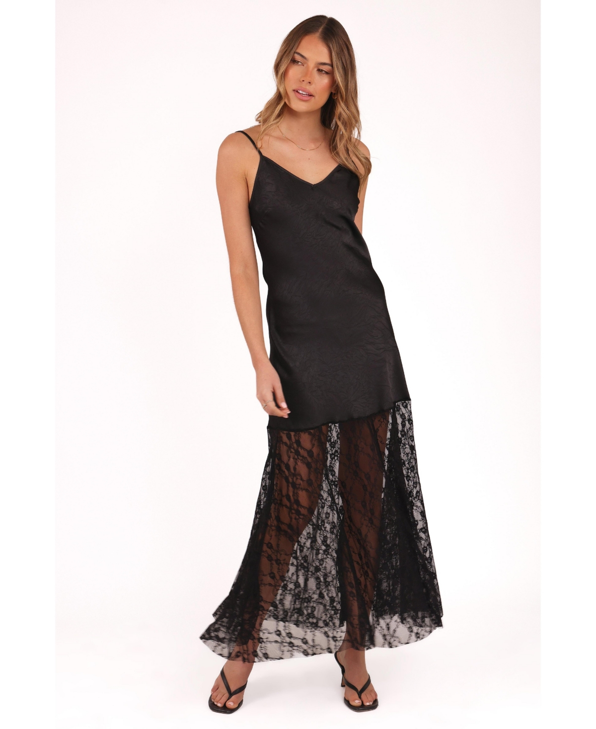 Click here for Petal and Pup Womens Elowyn Maxi Dress - Black prices