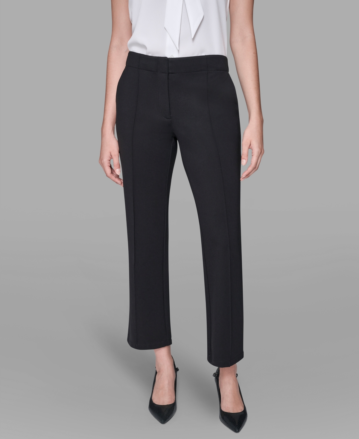 Click here for Karl Lagerfeld Paris Womens Ankle Straight Pants -... prices