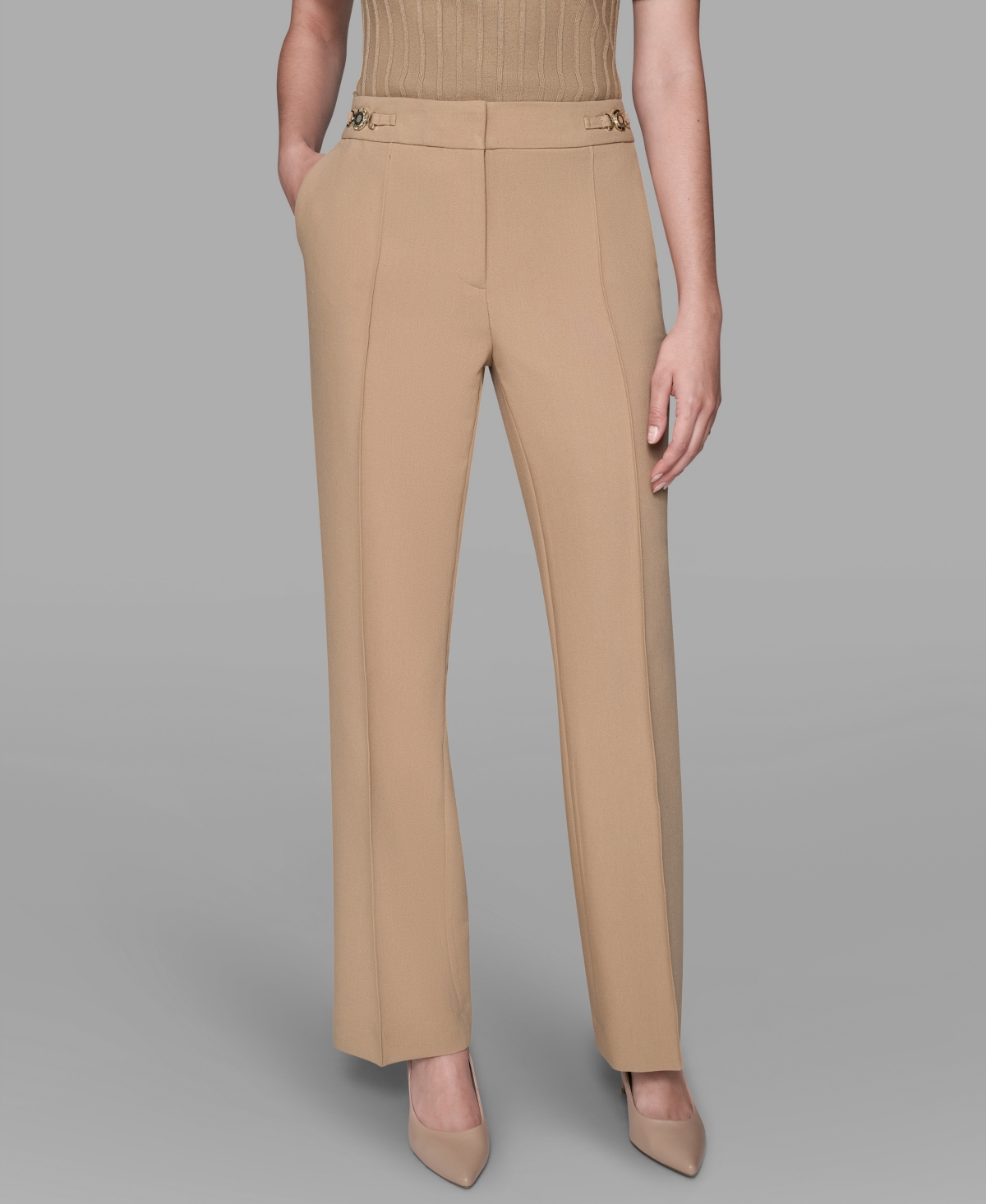 Click here for Karl Lagerfeld Paris Womens Wide-Leg Ankle Pants -... prices