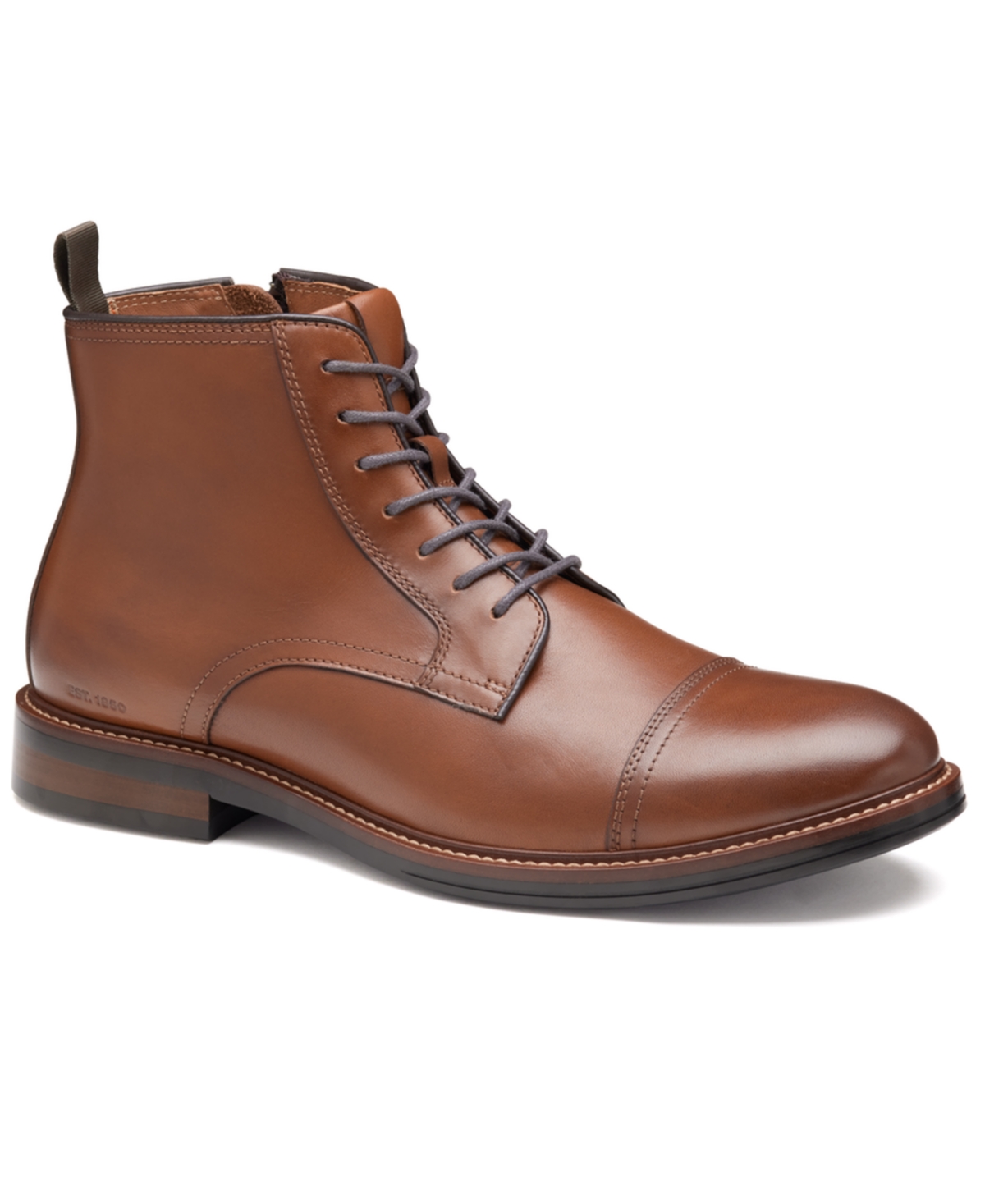 Click here for Johnston & Murphy Mens Durham Lace-Up Boots - Cogn... prices