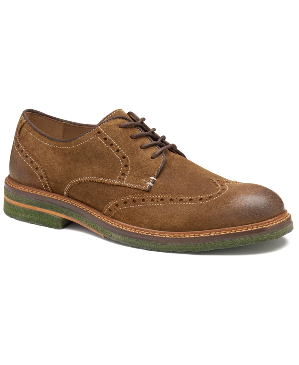 Click here for Johnston & Murphy Mens Calder Wingtip Round Toe Ca... prices