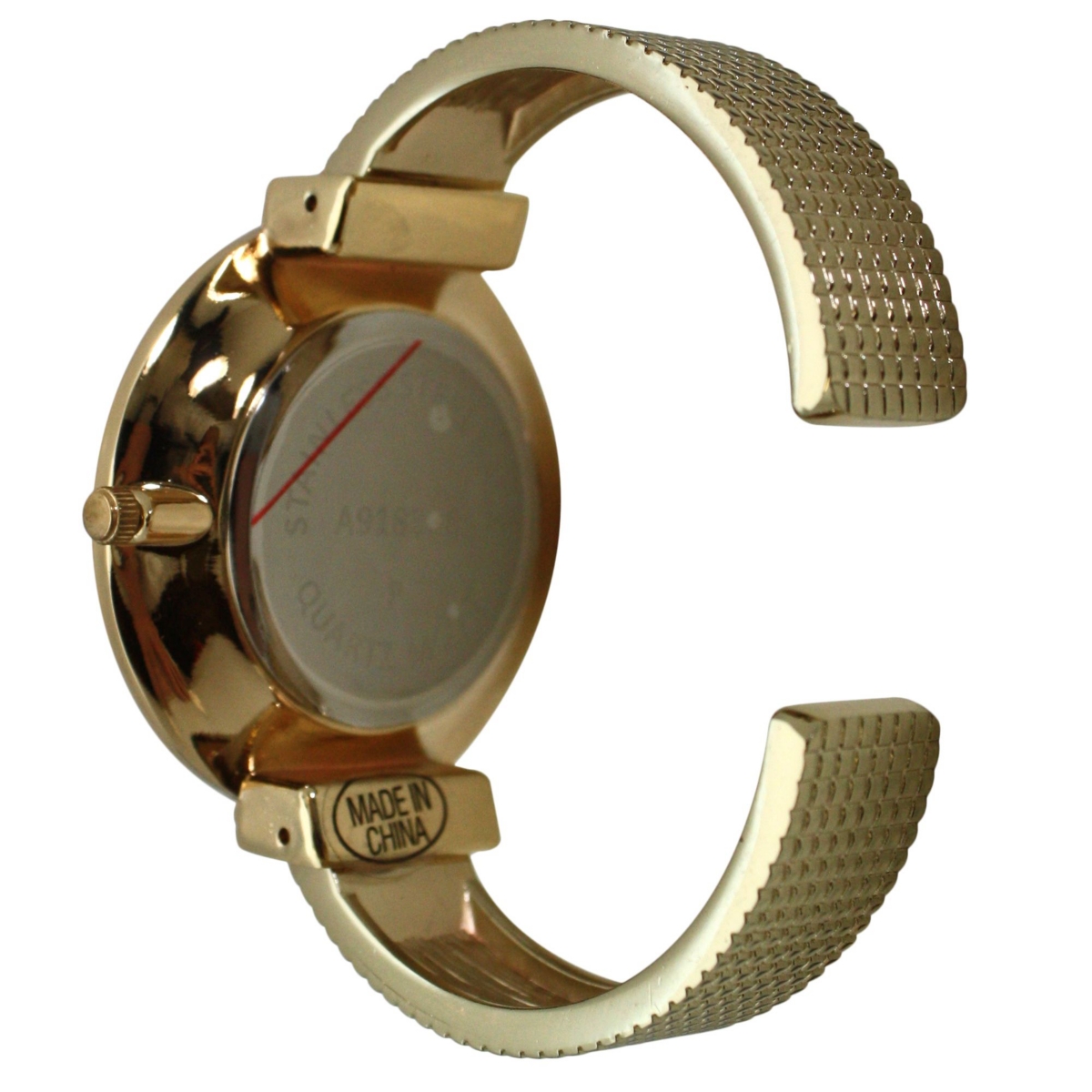 Click here for Gold Big Round Face with Rhinestones Women Watch -... prices