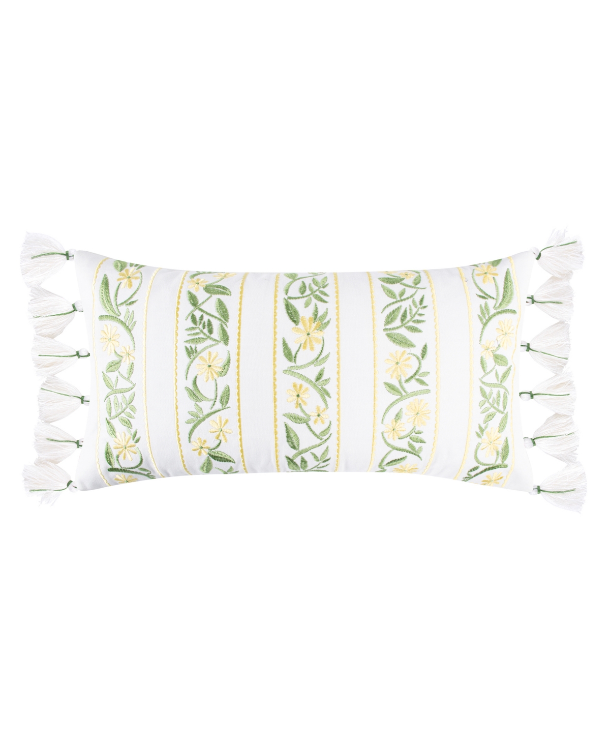 Click here for Levtex Daffodil Embroidered Decorative Pillow  12... prices