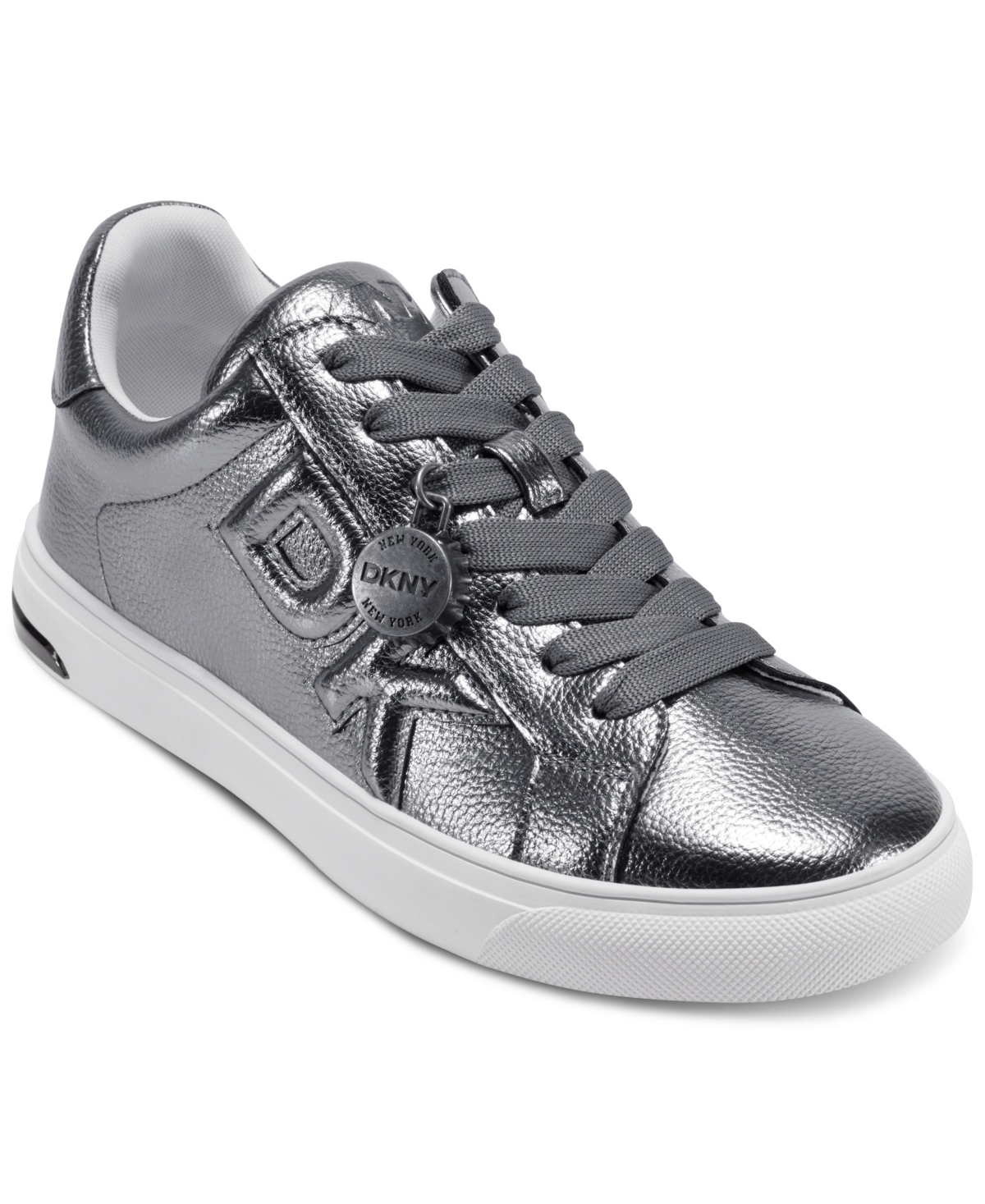 Click here for Dkny Womens Aisling Lace-Up Sneaker - Nickel prices