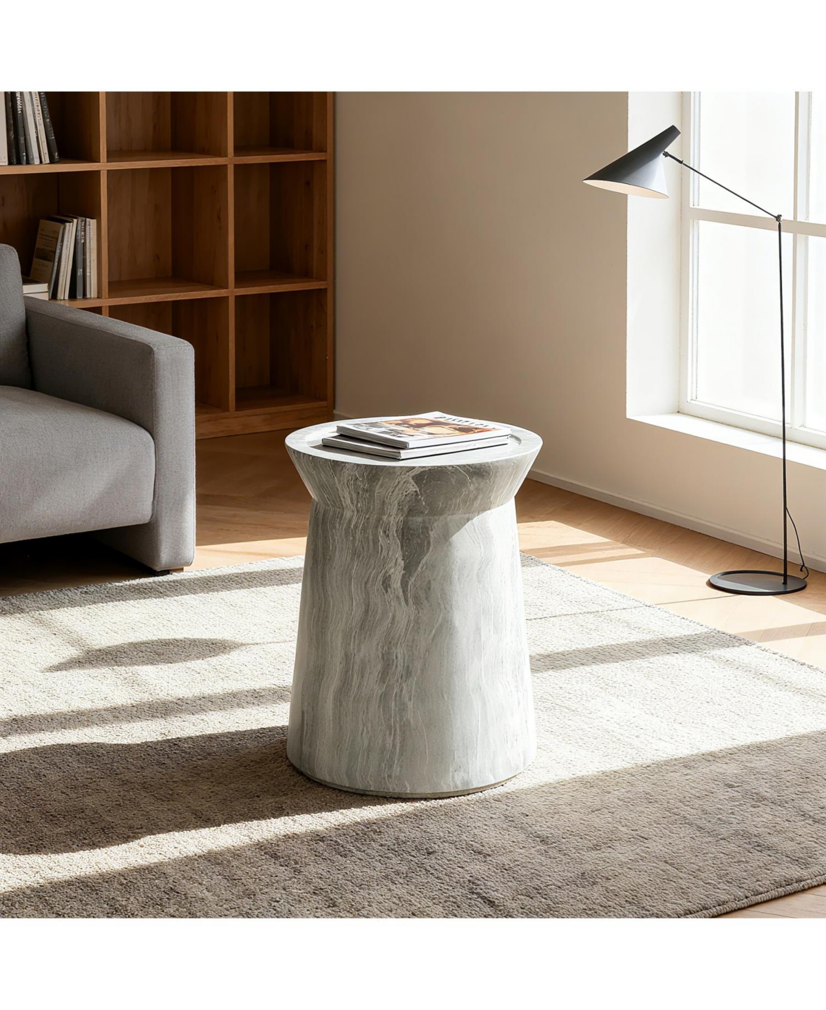 Click here for Streamdale Cement Outdoor Accent Table - Terrazzo... prices