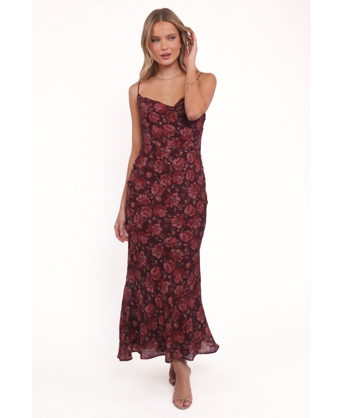 Click here for Petal and Pup Womens Esmeralda Maxi Dress - Pink f... prices