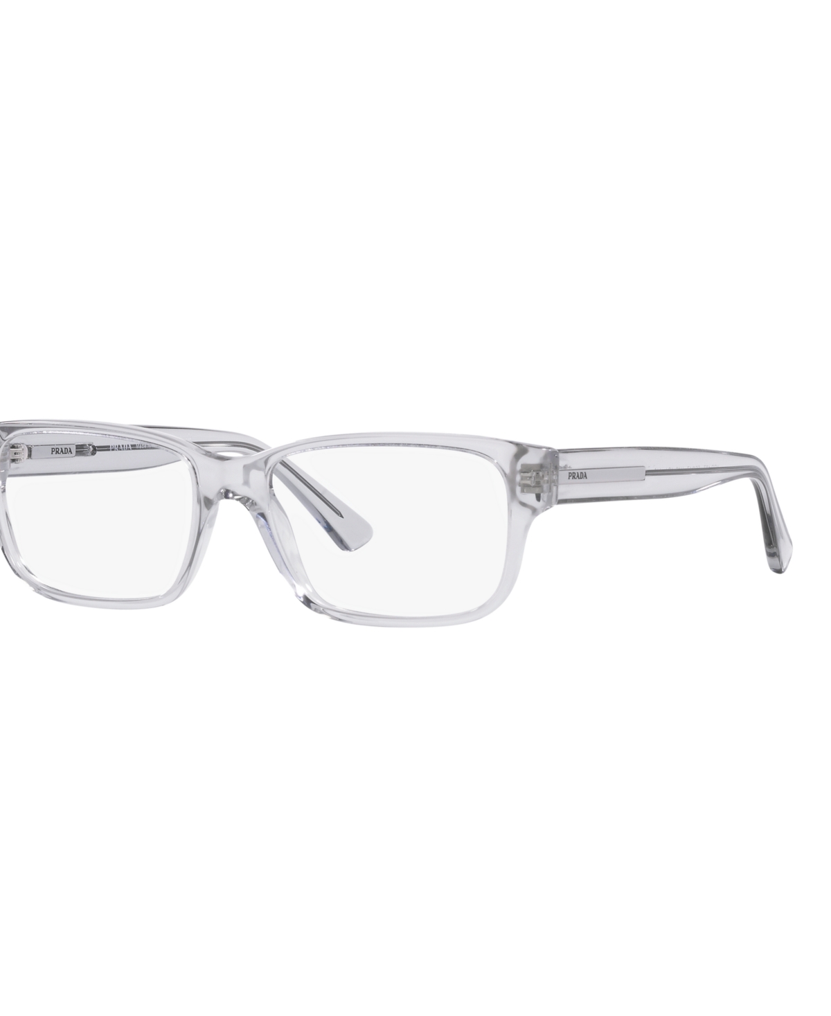 Click here for Prada Mens Square Eyeglasses  Pr 18ZV - Crystal Gr... prices