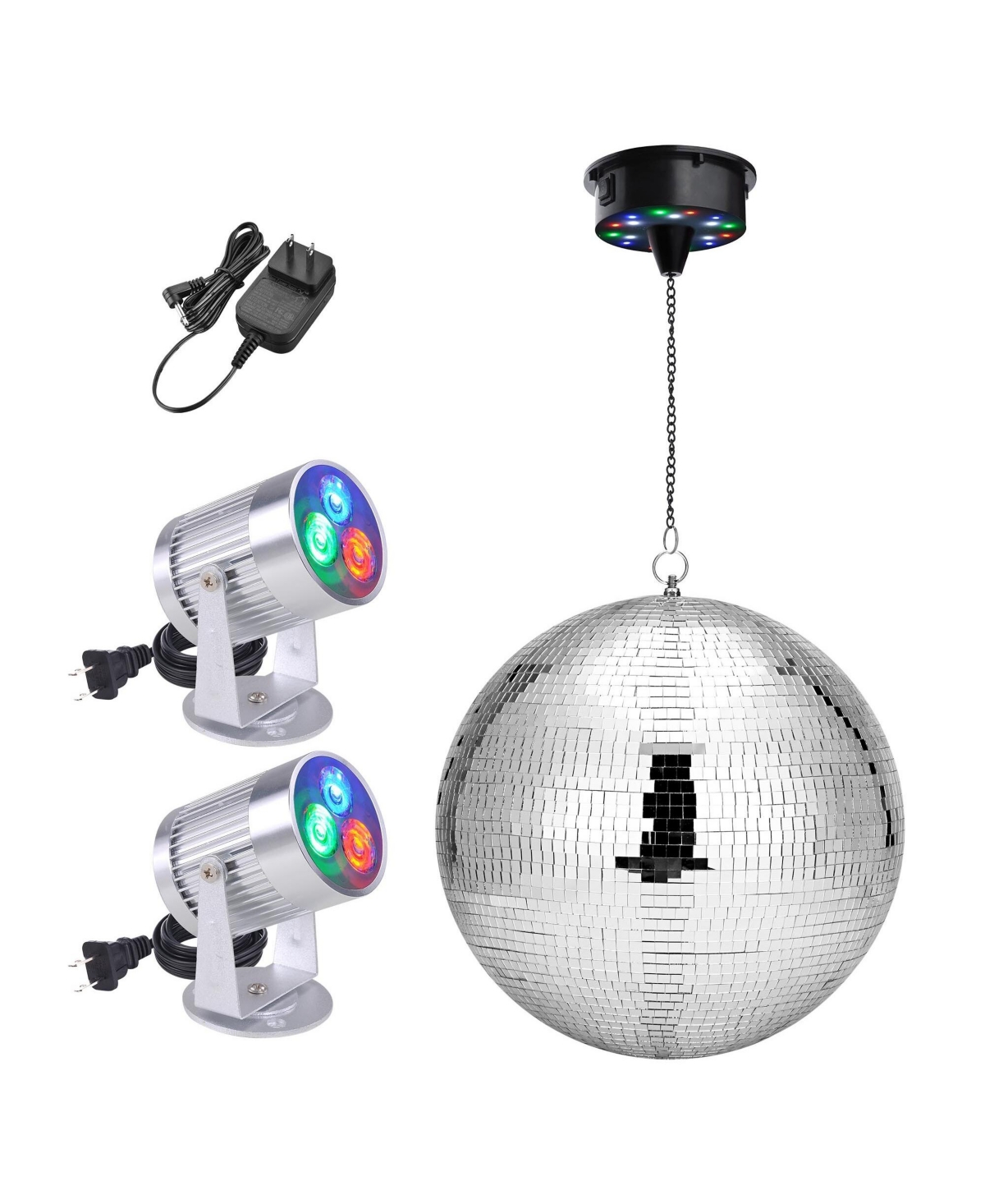Click here for Yescom 16" Large Disco Ball with Motor and Li... prices