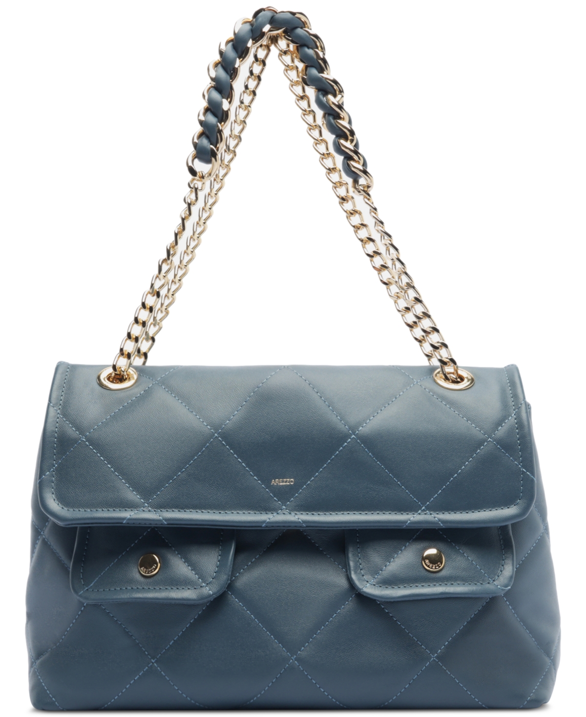 Click here for Arezzo Diana Large Leather Shoulder Handbag - Mist... prices