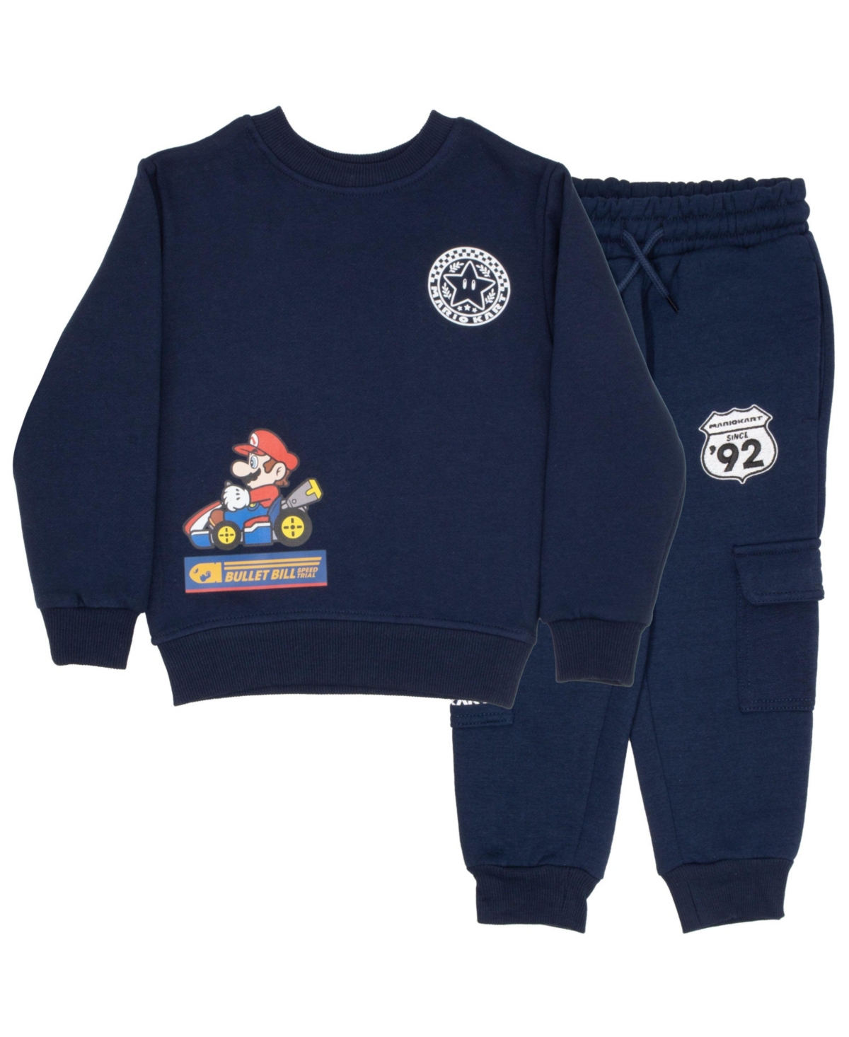 Click here for Mario Kart Boys Super 2 Piece Crewneck Sweatshirt... prices