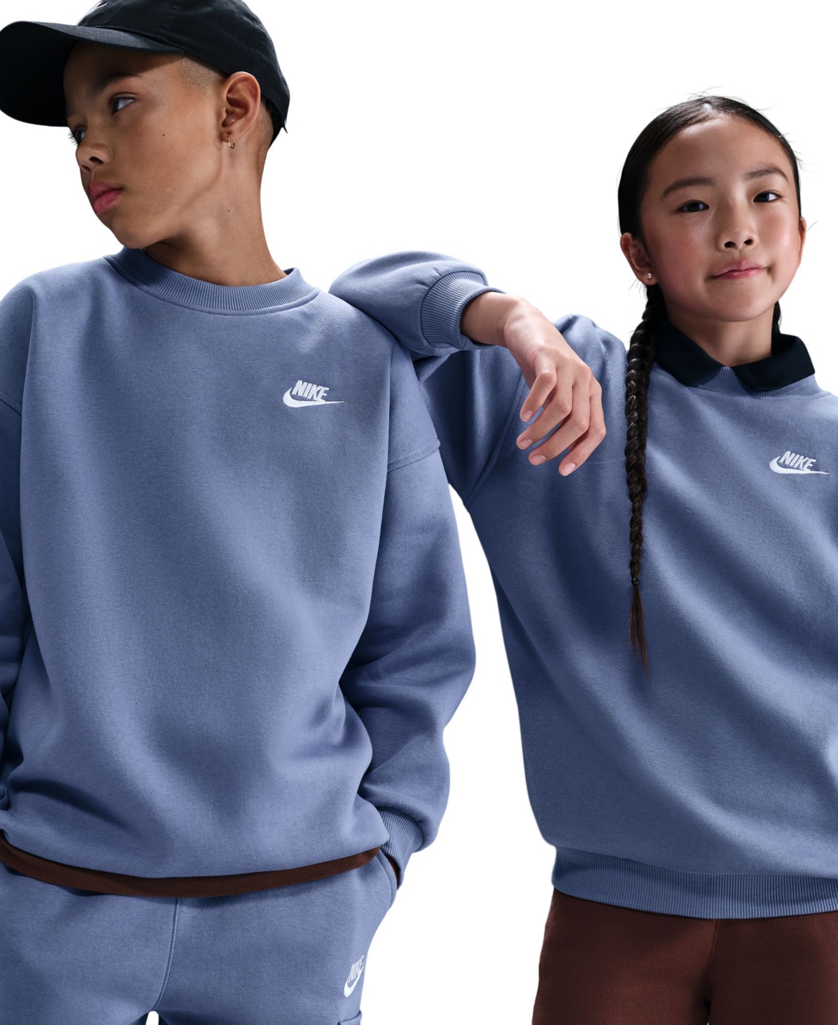 Click here for Nike Big Girls 7-16 Sportswear Club Fleece Oversiz... prices