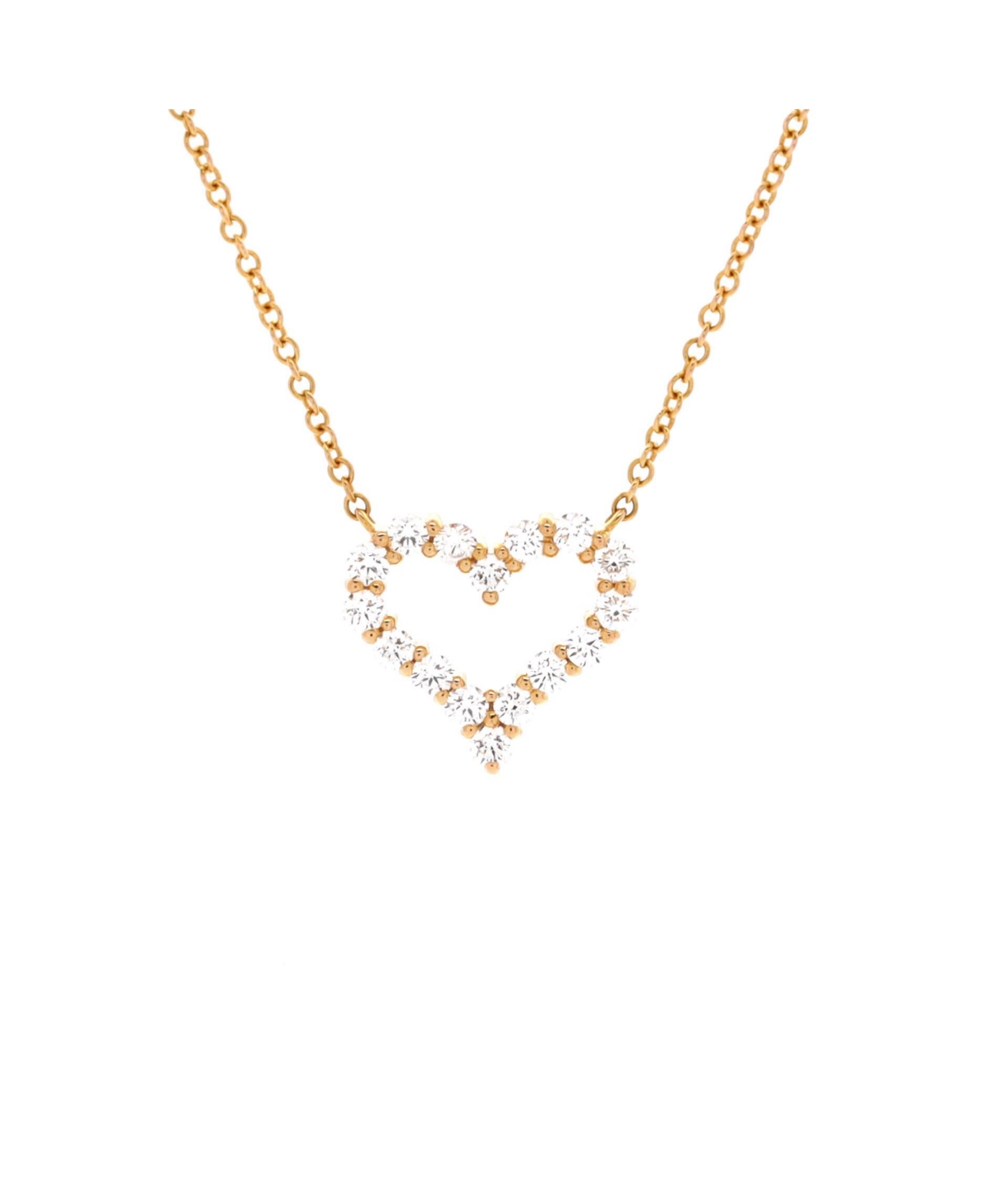 Click here for Pre-Owned Tiffany & Co Heart Pendant Necklace - 18... prices
