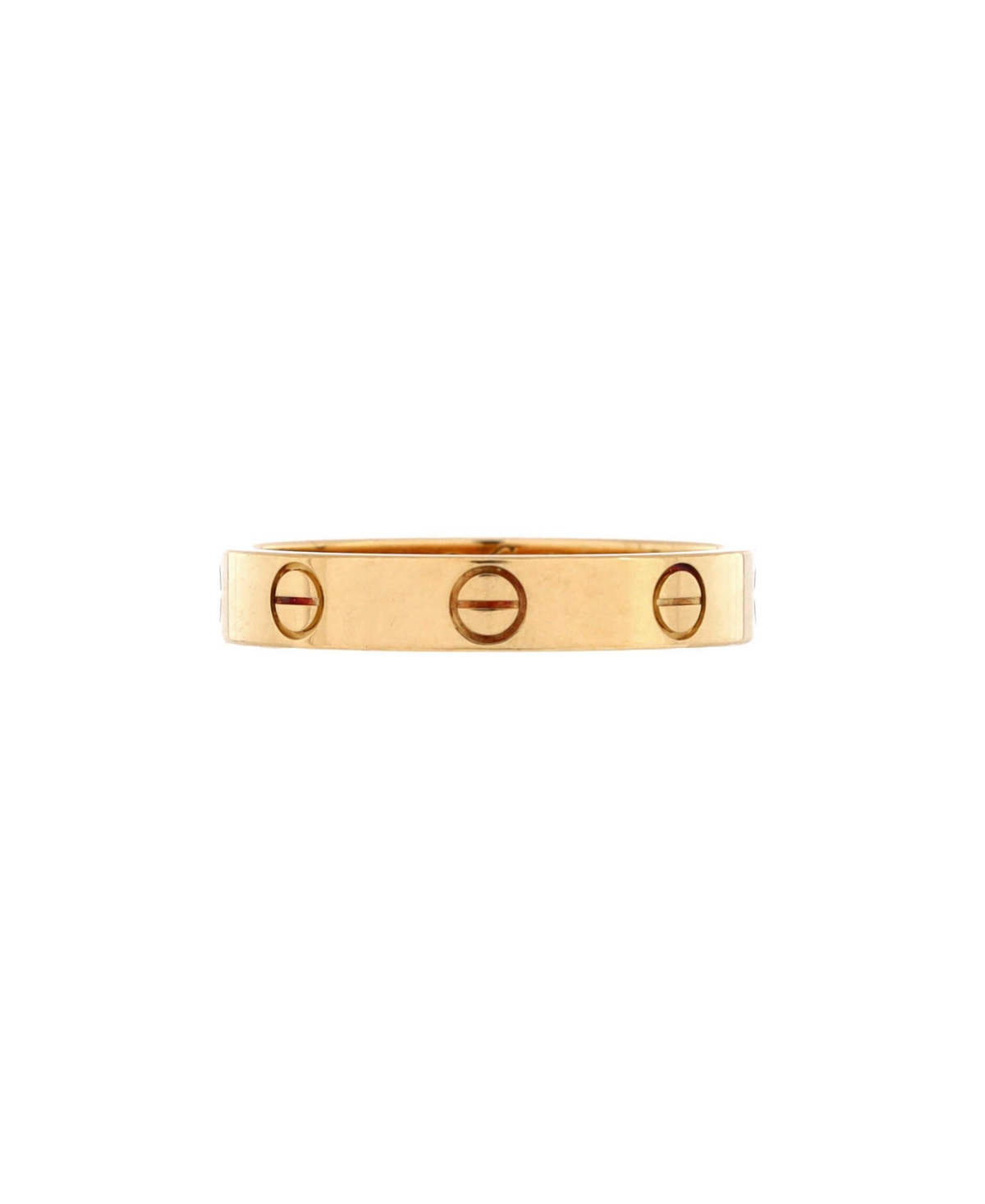 Click here for Pre-Owned Cartier Love Wedding Band Ring - 18k yel... prices