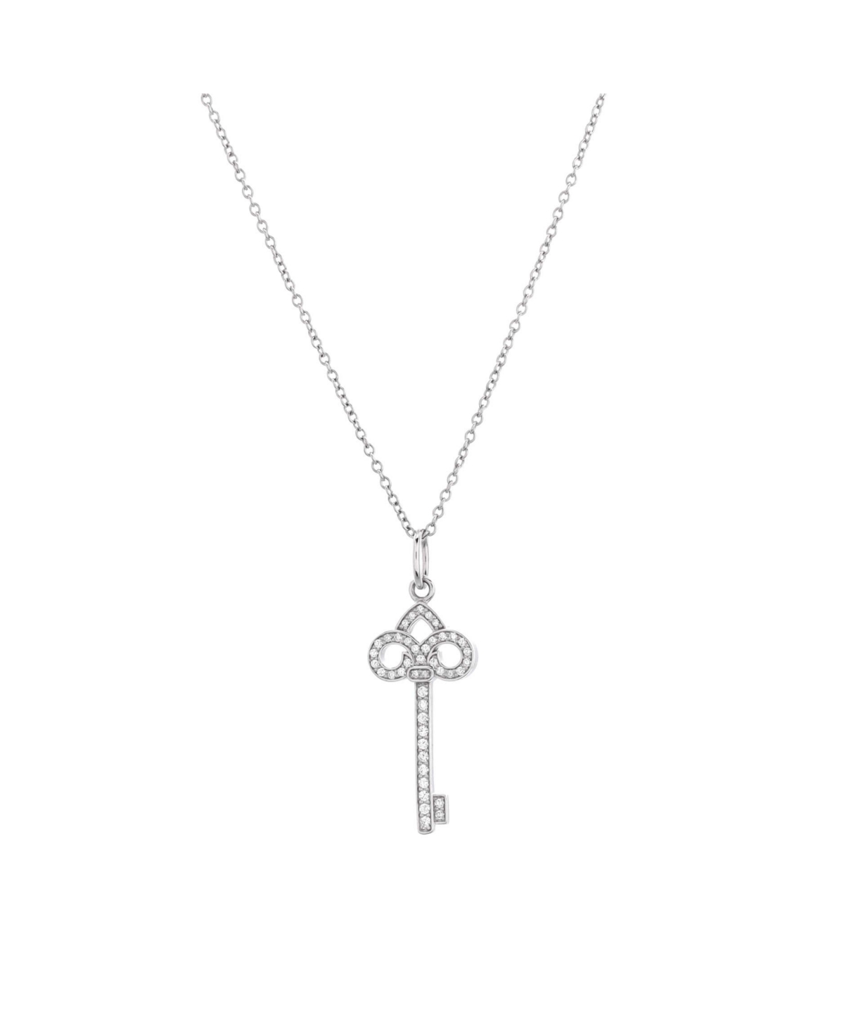 Click here for Pre-Owned Tiffany & Co. Fleur de Lis Key Pendant N... prices