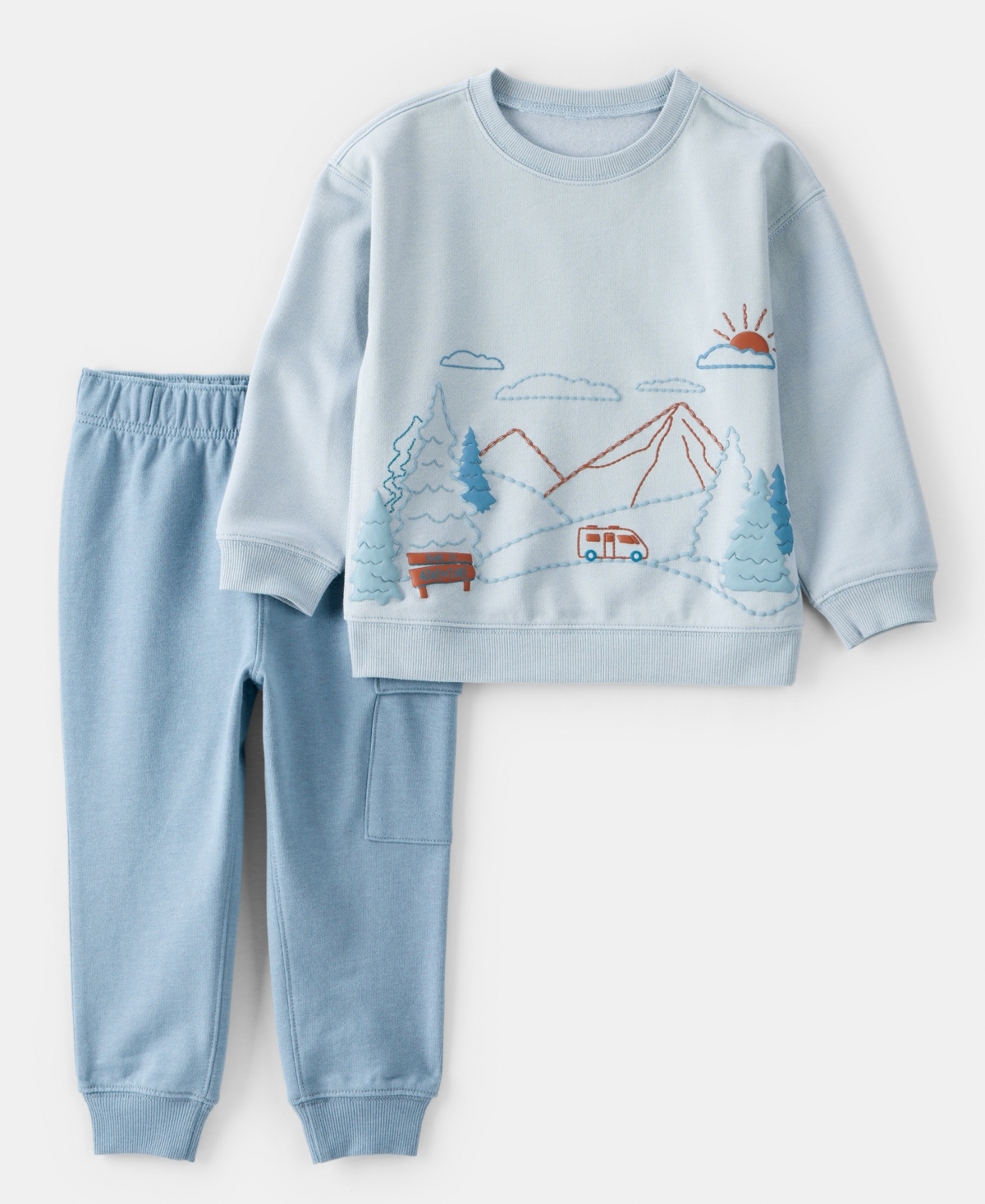 Click here for Carters Boys Toddler 2T-5T 2-Piece Day Dream Fleec... prices