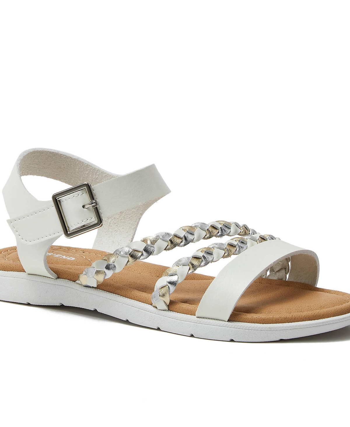 Click here for Lands End Little Girls Braided Easy On Dress Sanda... prices