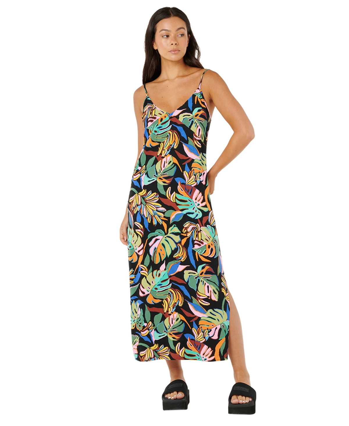 Click here for Rip Curl Womens Sunset Luau Printed Midi Dress - M... prices