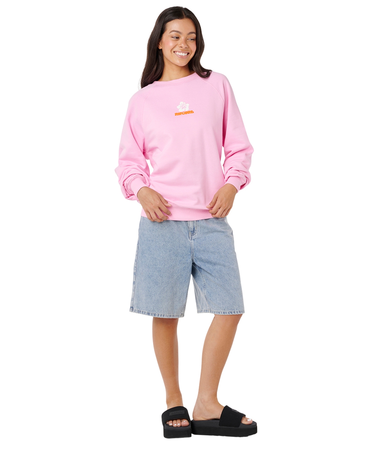 Click here for Rip Curl Womens Surf Crewneck Sweatshirt - Pastel... prices