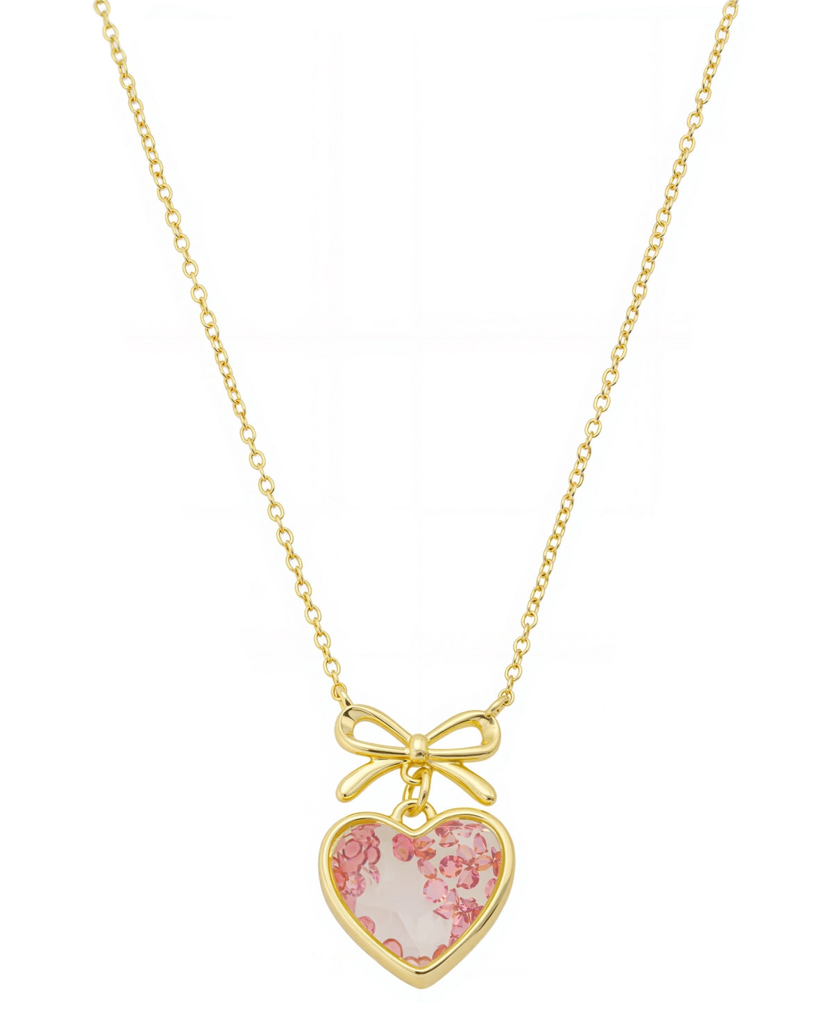 Click here for Unwritten Light Pink Rose Cubic Zirconia Heart Sha... prices