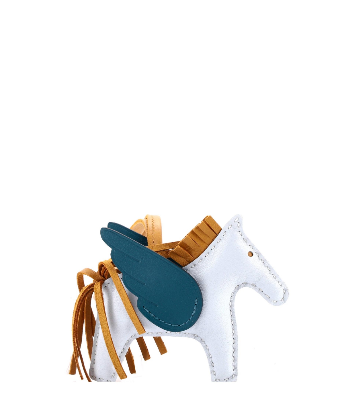 Click here for Pre-Owned Hermes Pm Pegase Rodeo Bag Charm Leather... prices