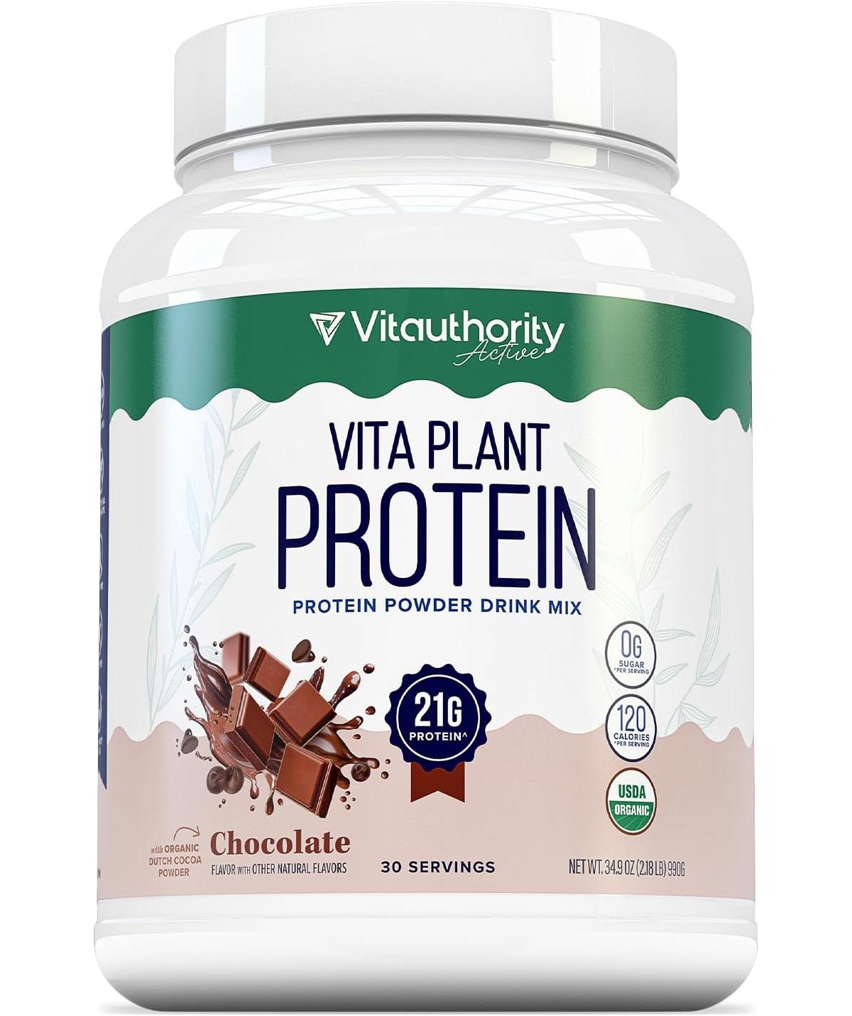 Click here for Vitauthority Vita Plant Protein  Chocolate  983gm prices