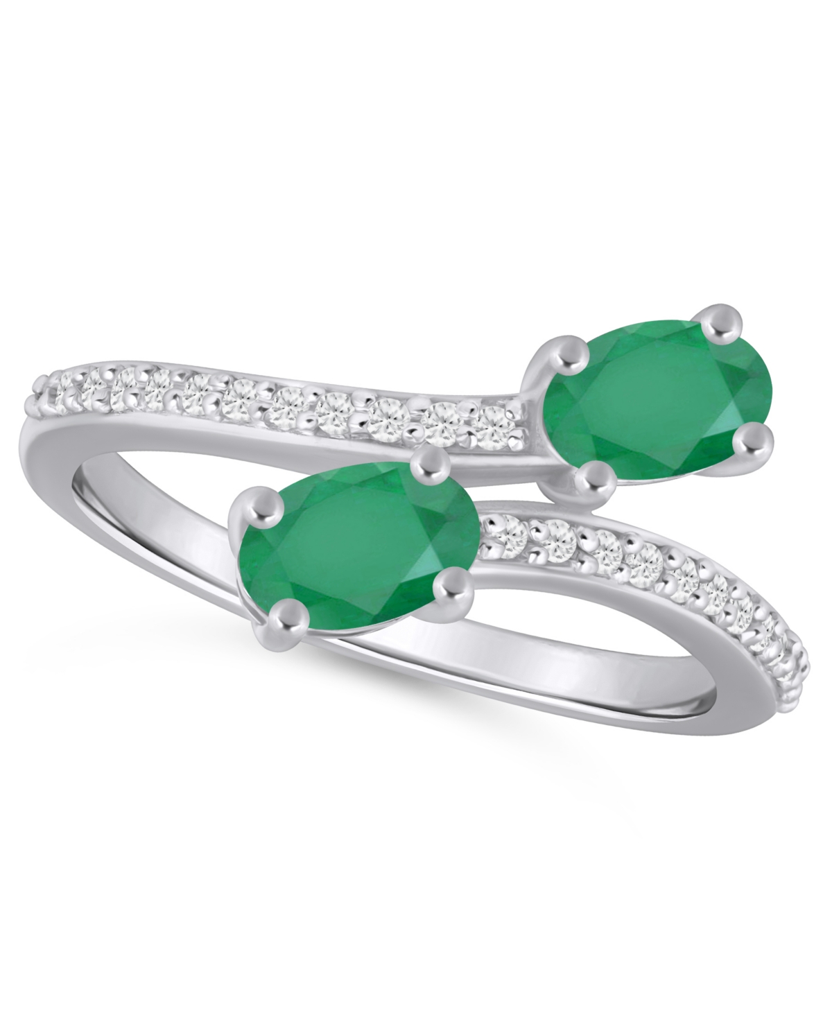 Click here for Macys Gemstone and Diamond (1/8 ct. t.w.) Ring in... prices