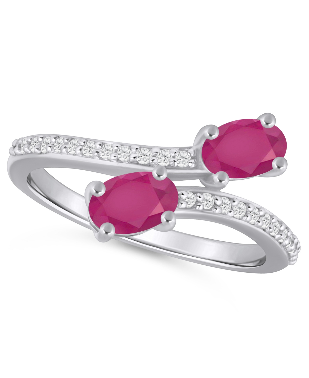 Click here for Macys Gemstone and Diamond (1/8 ct. t.w.) Ring in... prices
