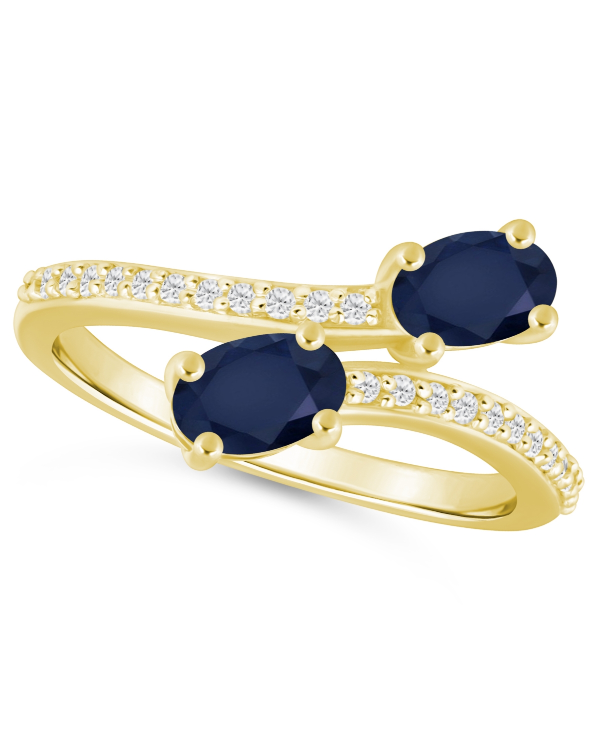 Click here for Macys Gemstone and Diamond (1/8 ct. t.w.) Ring in... prices