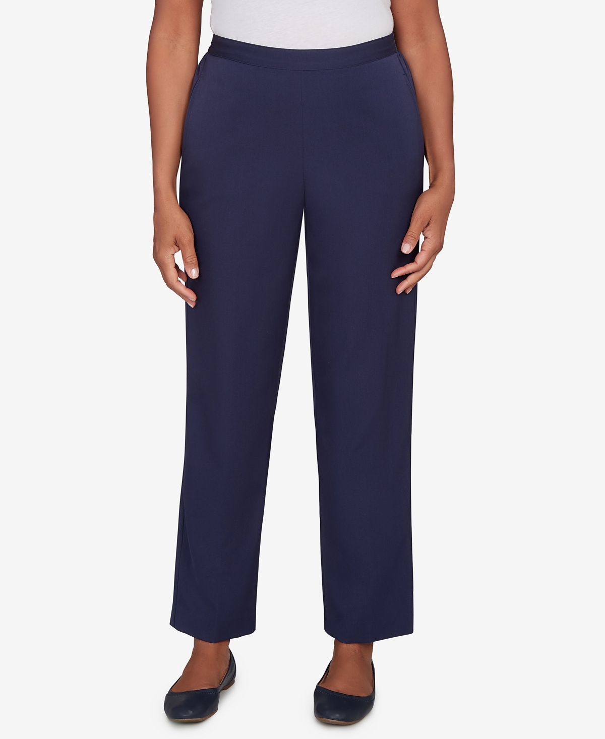 Click here for Alfred Dunner Petite Saratoga Springs Side Seam Po... prices