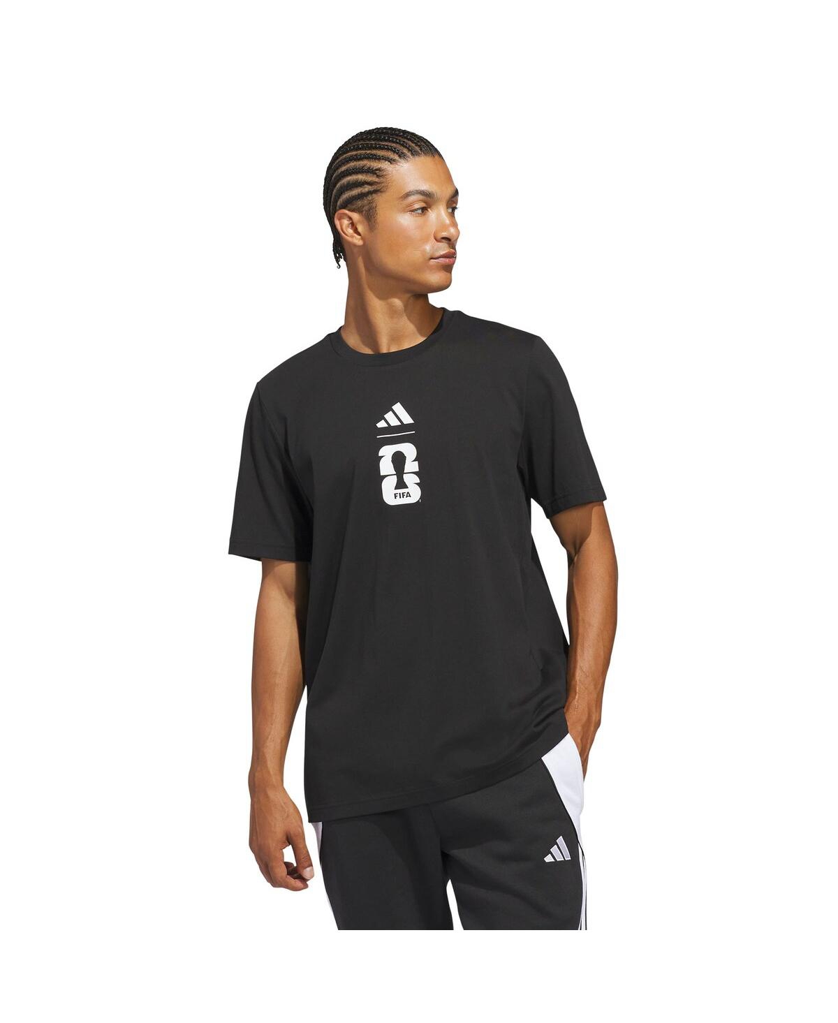 Click here for Adidas Mens Black 2026 Fifa World Cup Graphic T-Sh... prices