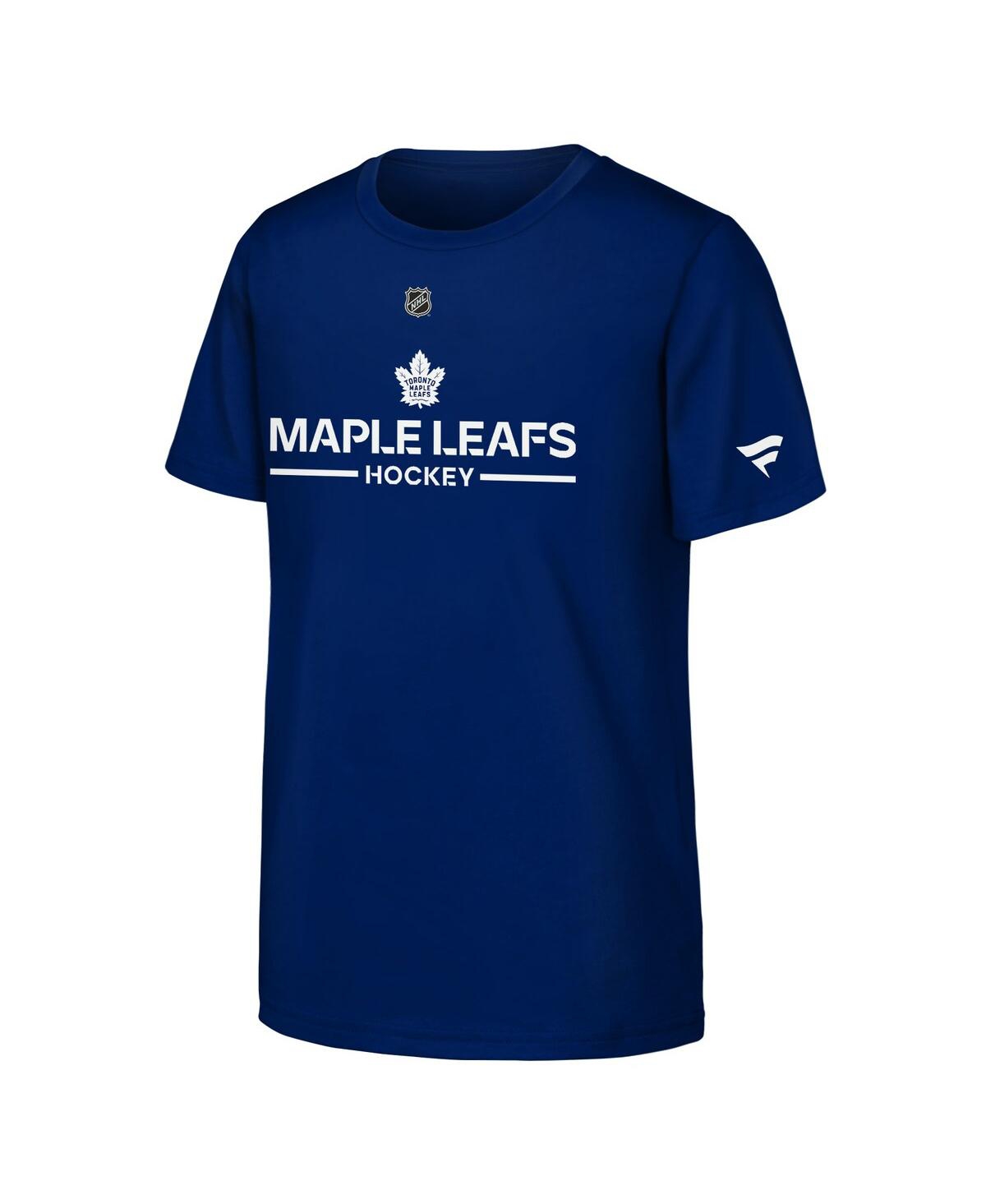 Click here for Fanatics Big Boys and Girls Blue Toronto Maple Lea... prices