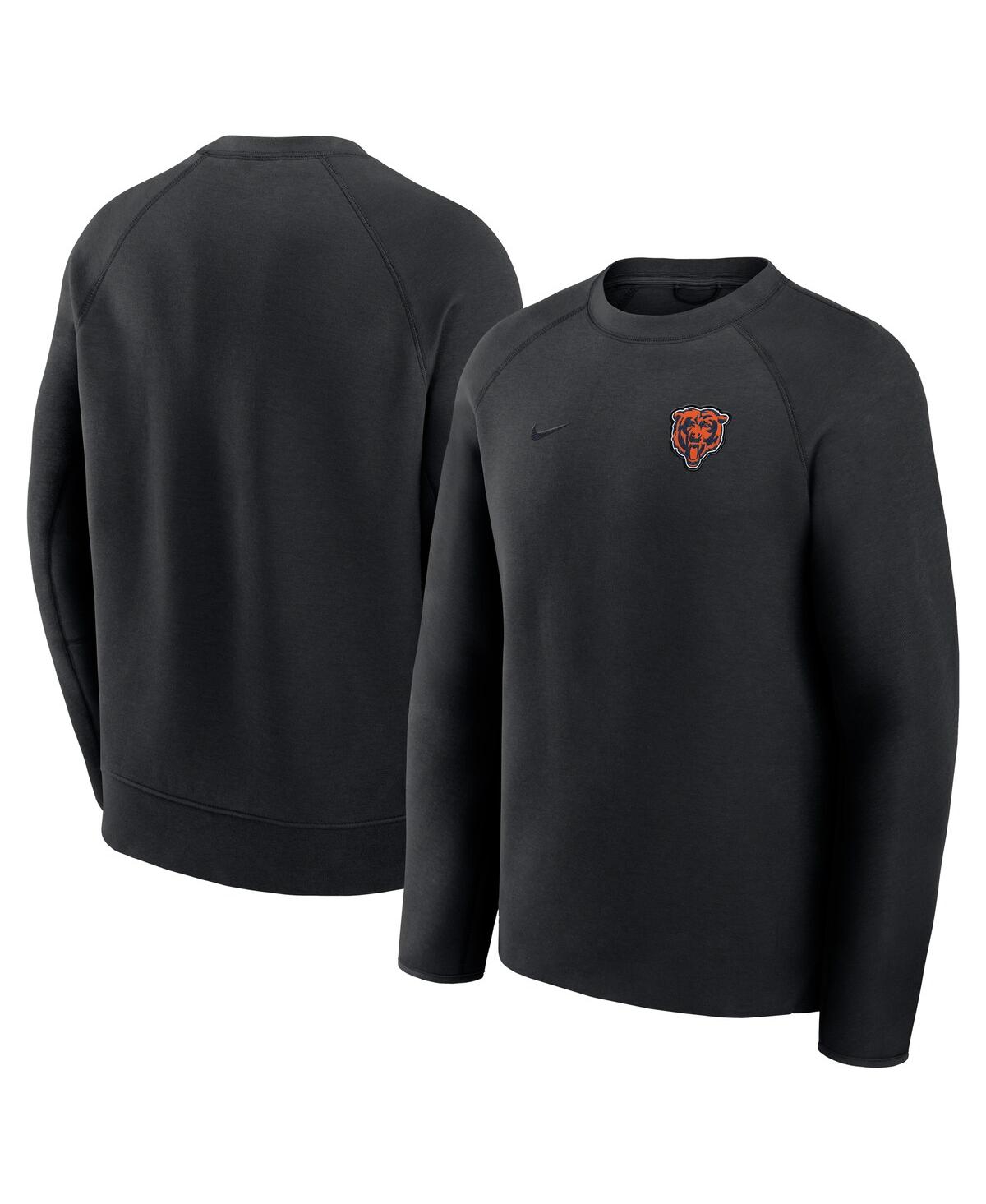 Click here for Nike Mens Black Chicago Bears Tech Fleece Raglan S... prices
