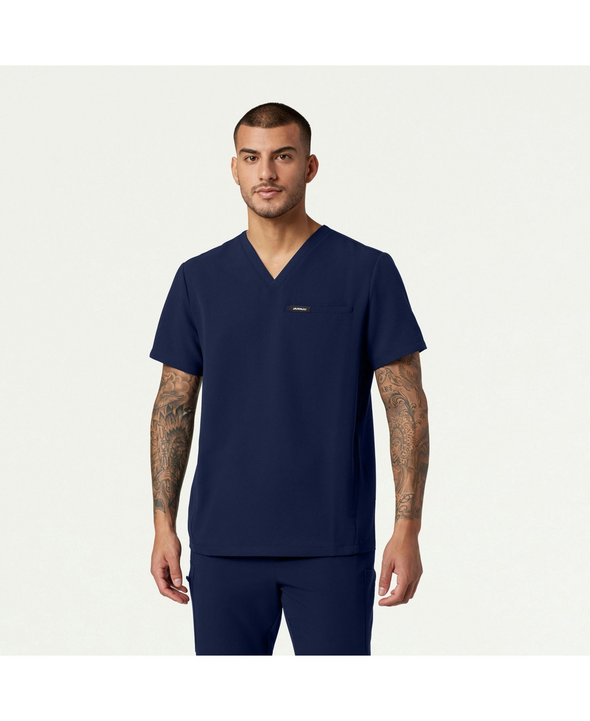 Click here for Jaanuu Mens Platt 3-Pocket Classic V-Neck Scrub To... prices