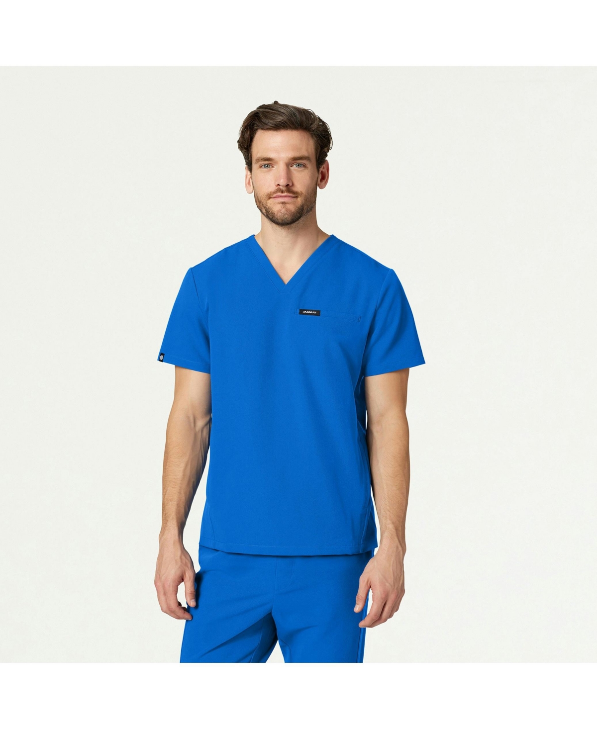 Click here for Jaanuu Mens Platt 3-Pocket Classic V-Neck Scrub To... prices