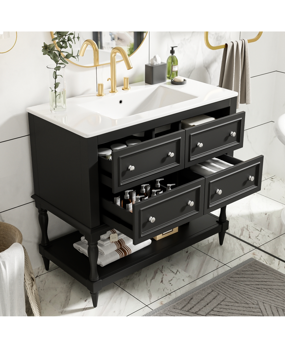 Click here for Lovmor 36inch Bathroom Vanity Cabinet with Sink Co... prices