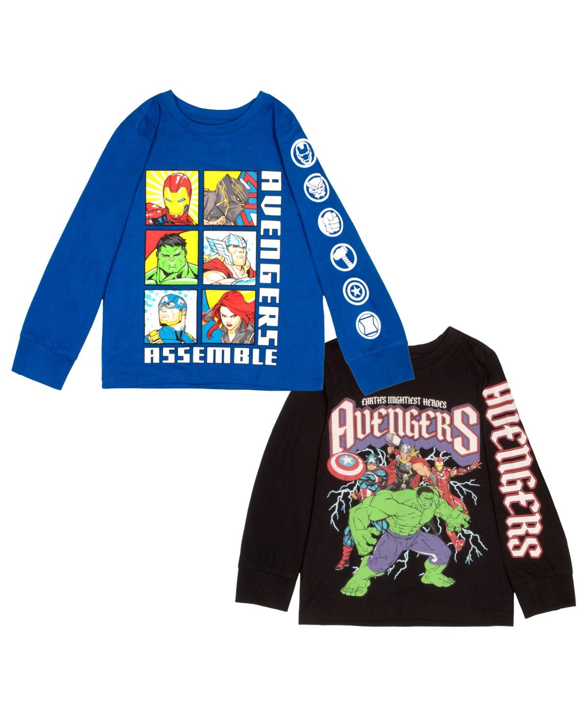 Click here for Avengers Little Boys 2 Piece Long Sleeve Graphic T... prices